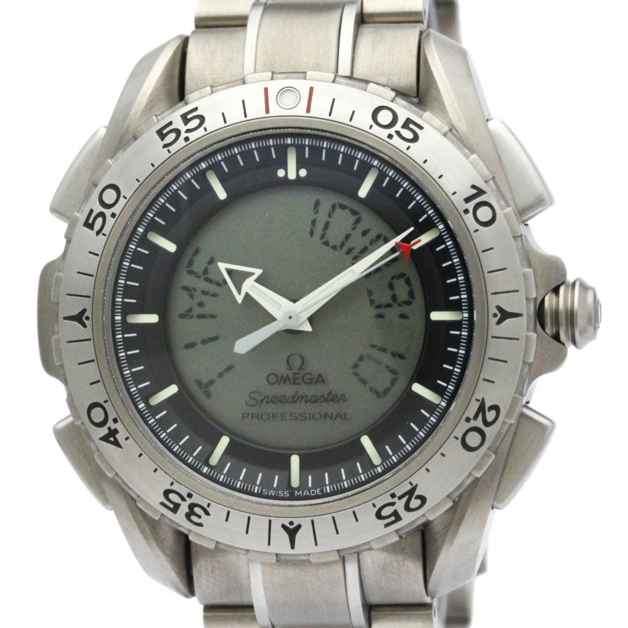 Omega Polished OMEGA Speedmaster X-33 Late model Titanium Mens Watch ...
