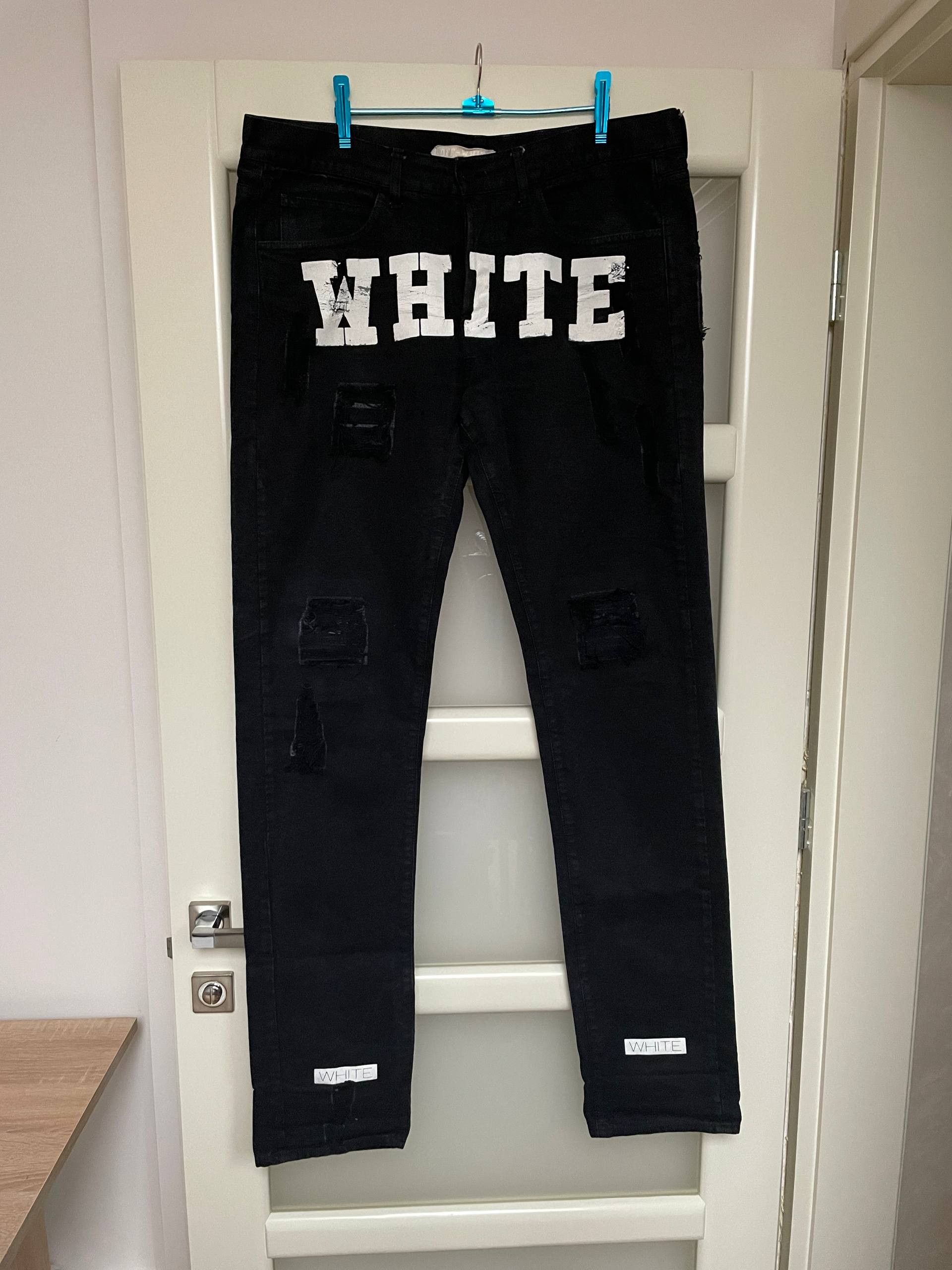 Off-White Rare Off-White Denim FW'13 Diagonal Print Virgil Abloh | Grailed