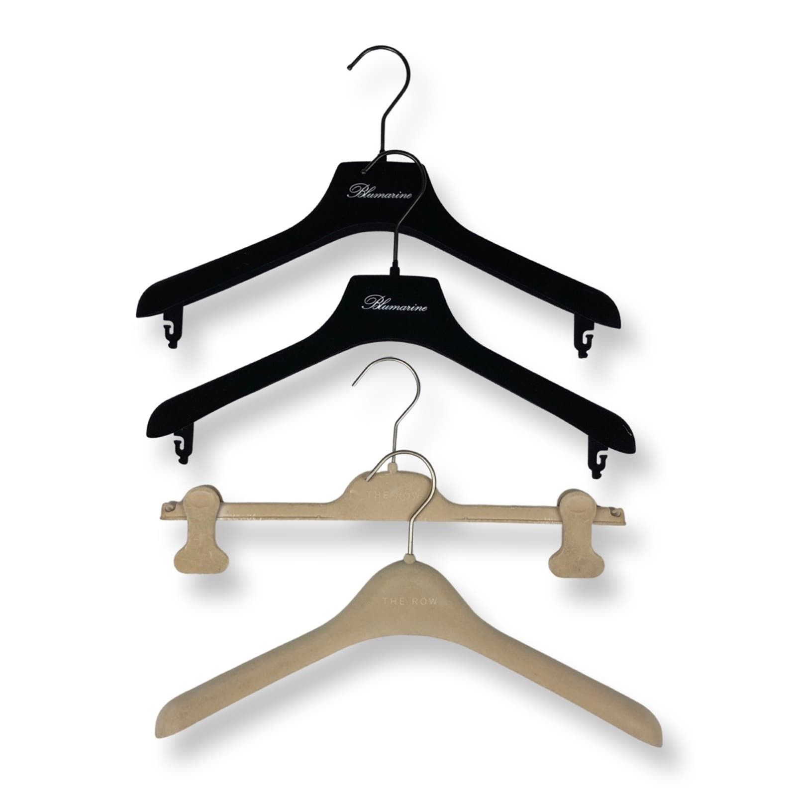 Blumarine × The Row 2x Blumarine / 2x The Row Logo Velour Hangers | Grailed