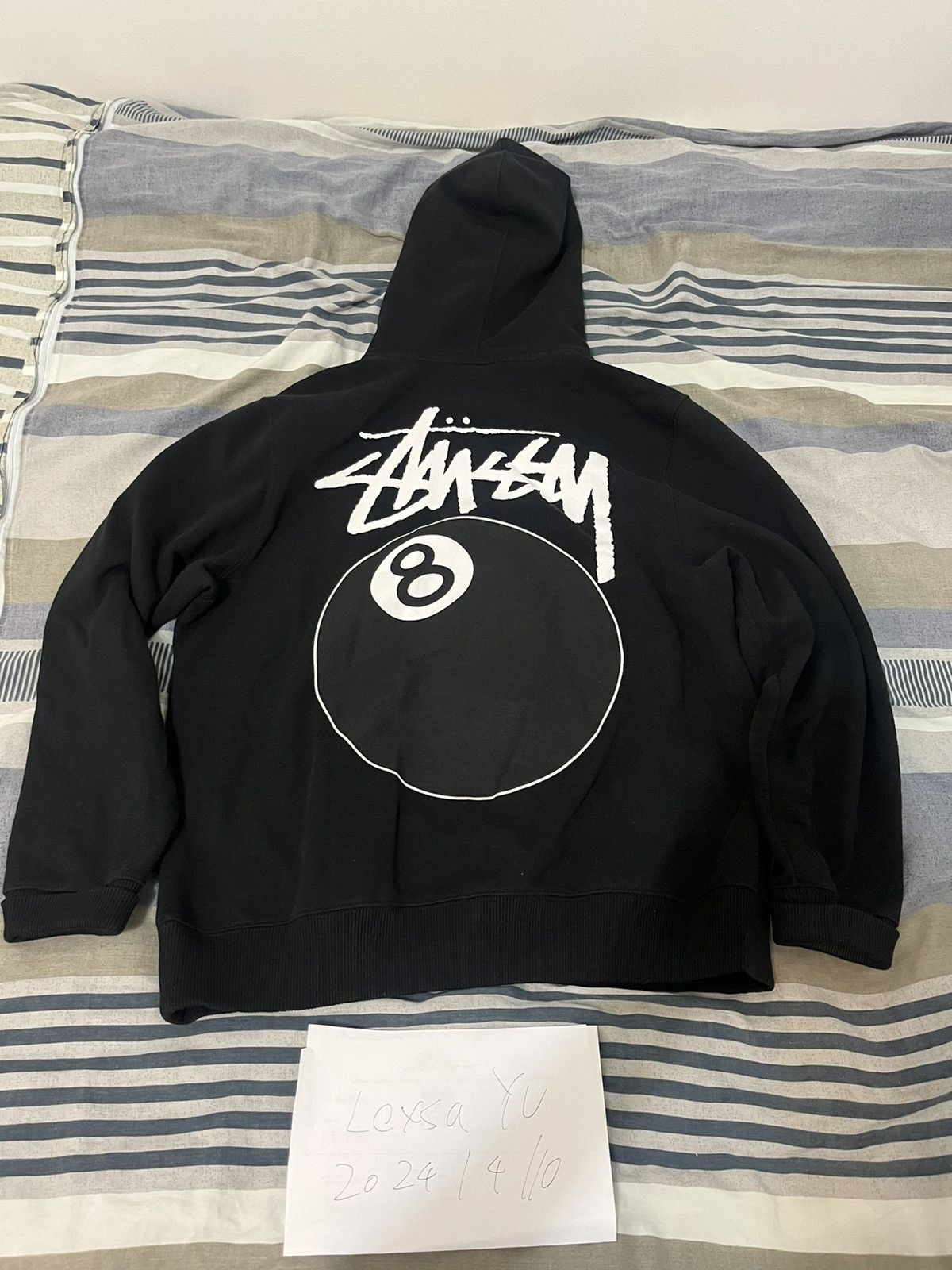 Stussy Stussy 8 ball zip up doodie Black | Grailed