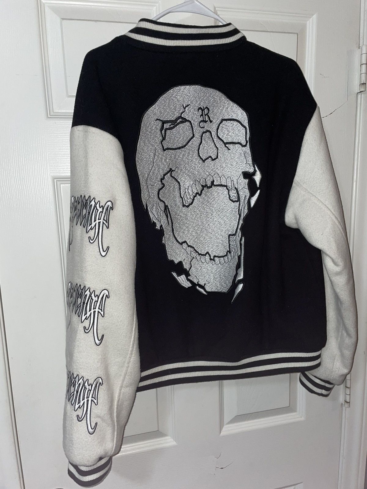 Revenge RARE REVENGE 2021 ALL ALONE IN THE END VARSITY JACKET LARGE ...
