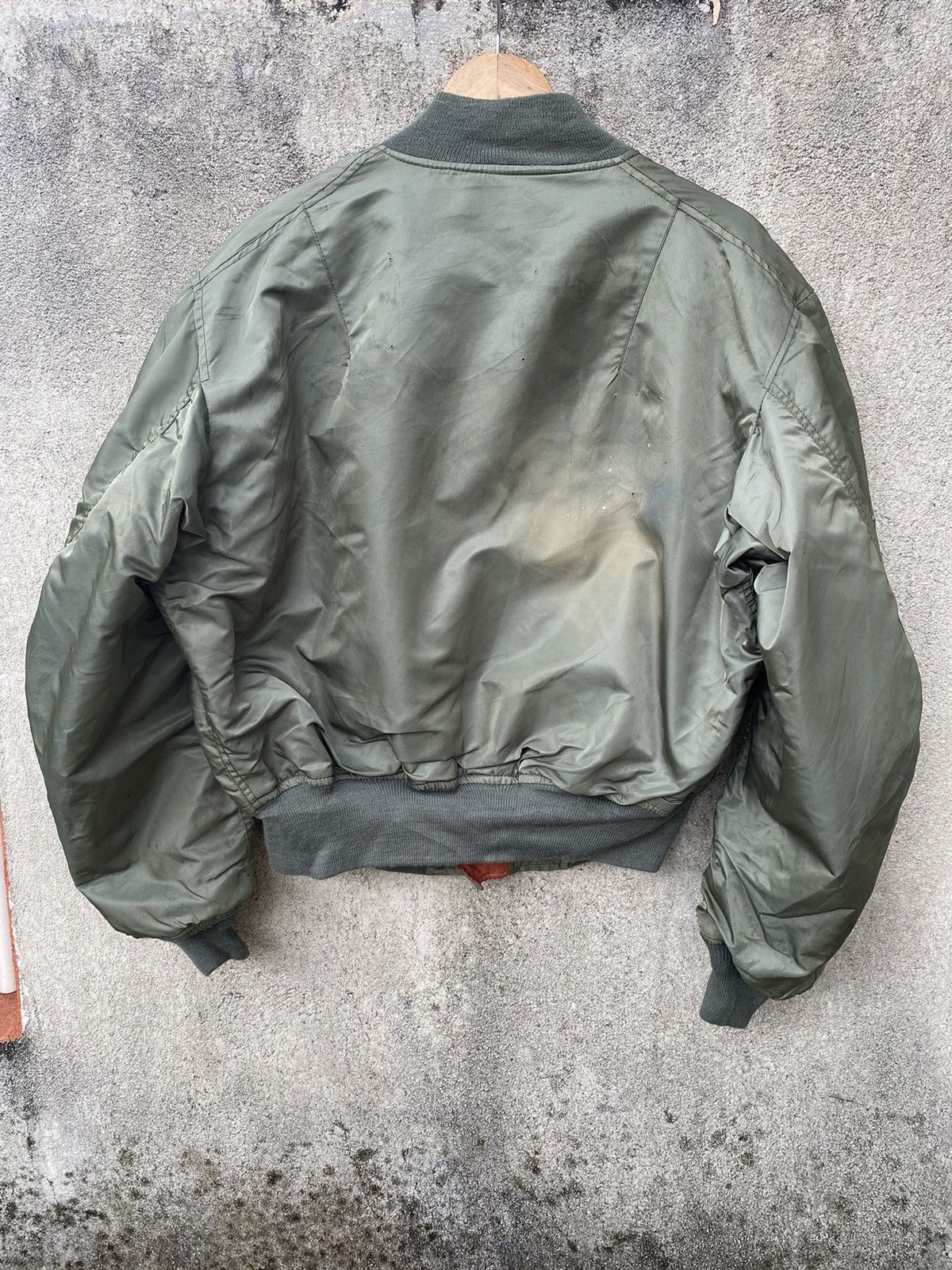 Avirex × Made In Usa × Vintage Rare Vintage Avirex Type MA-1 Flight Jacket Olive Green Usa | Grailed