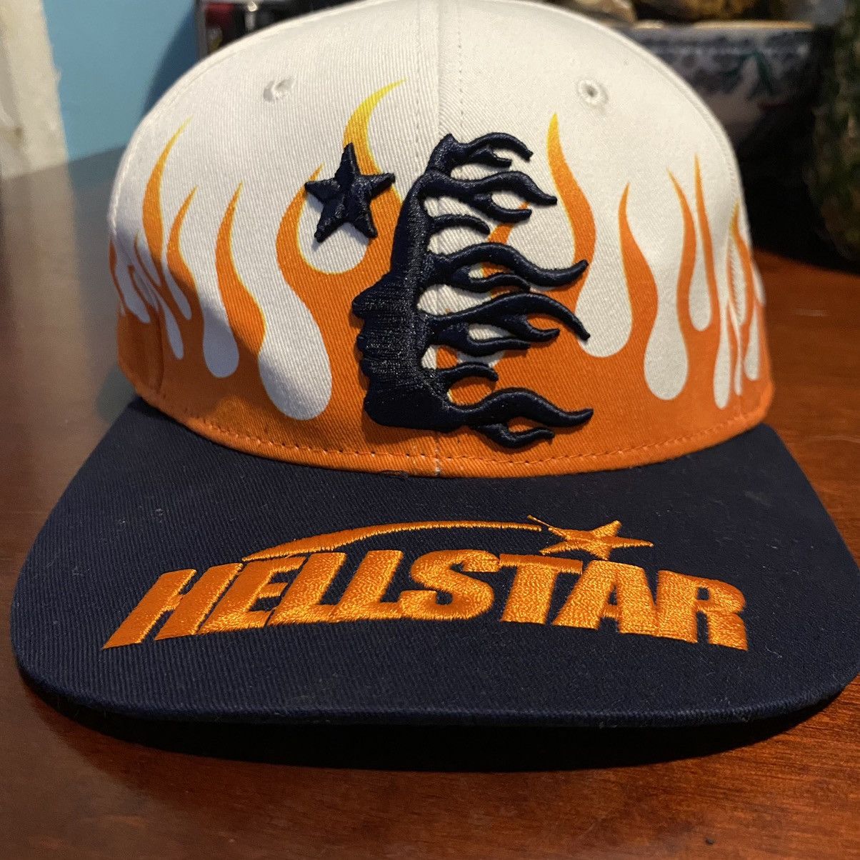HELLSTAR Hellstar flames SnapBack | Grailed