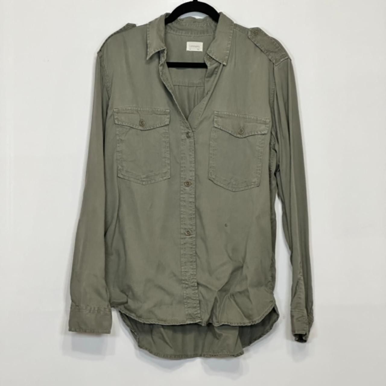 Aritzia Aritzia Community Military Green Button | Grailed