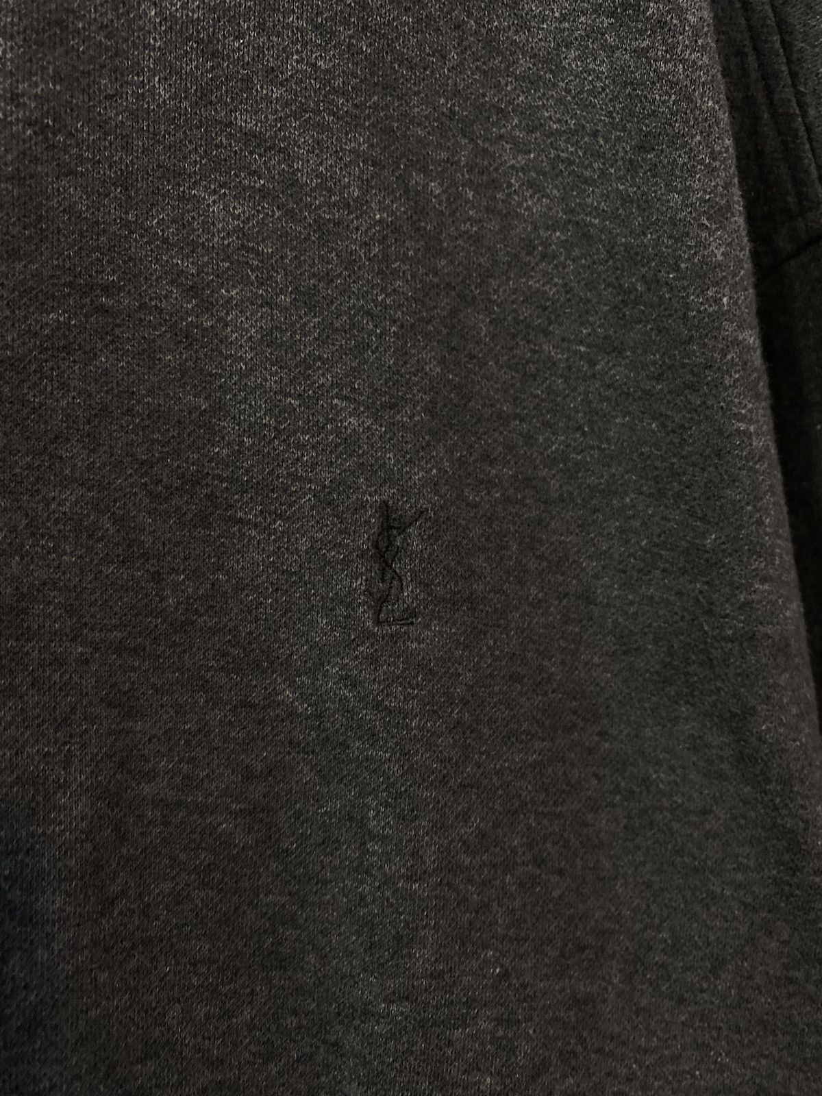 Vintage 90’s YSL Sweatshirt 1/4 Zip Grey YSL Sweater Old Money | Grailed