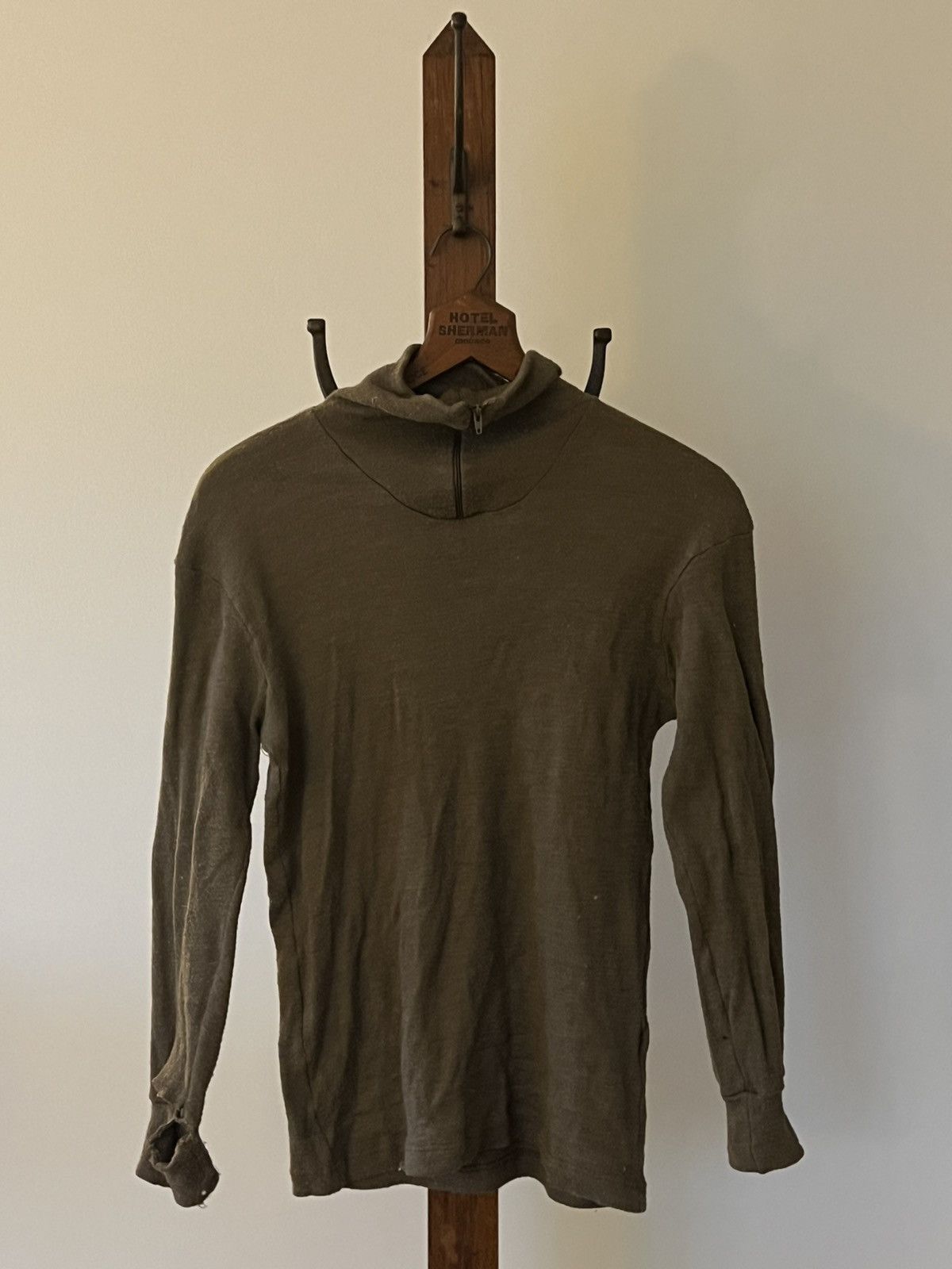 Military 1977 Military Issued Layering Quarter Zip Sweater | Grailed