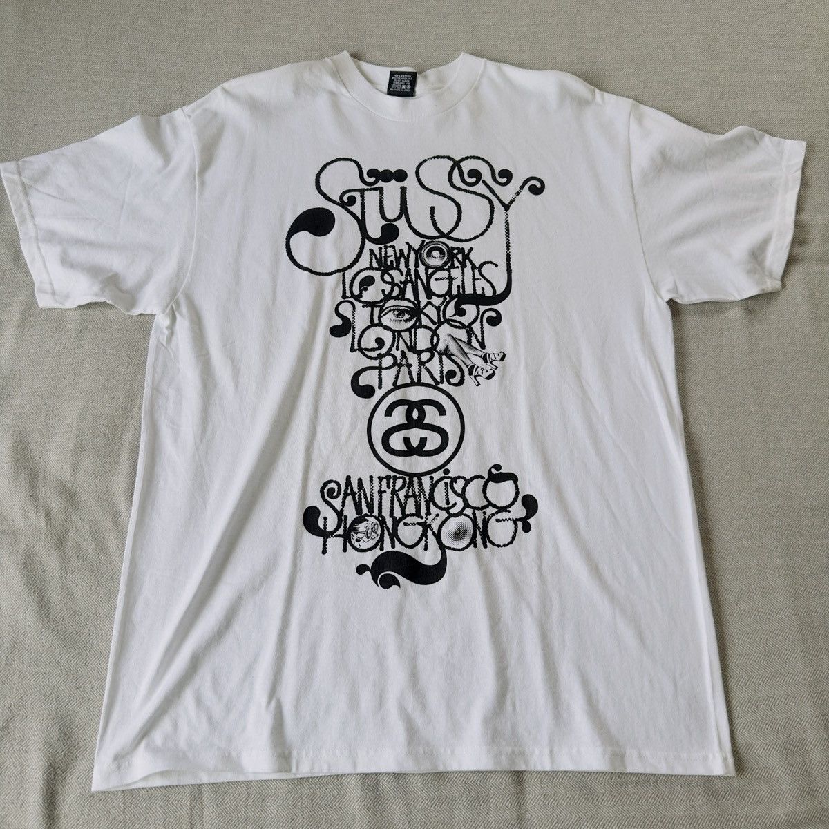 Stussy × Vintage Vintage Stussy Brent Rollins World Tour | Grailed