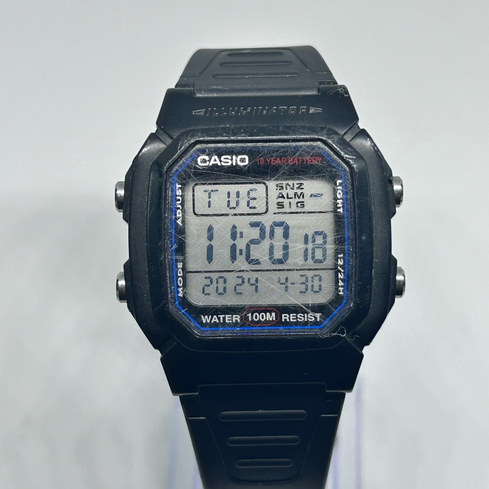 Casio Casio Illuminator WR Stainless Steel Digital Watch Working | Grailed