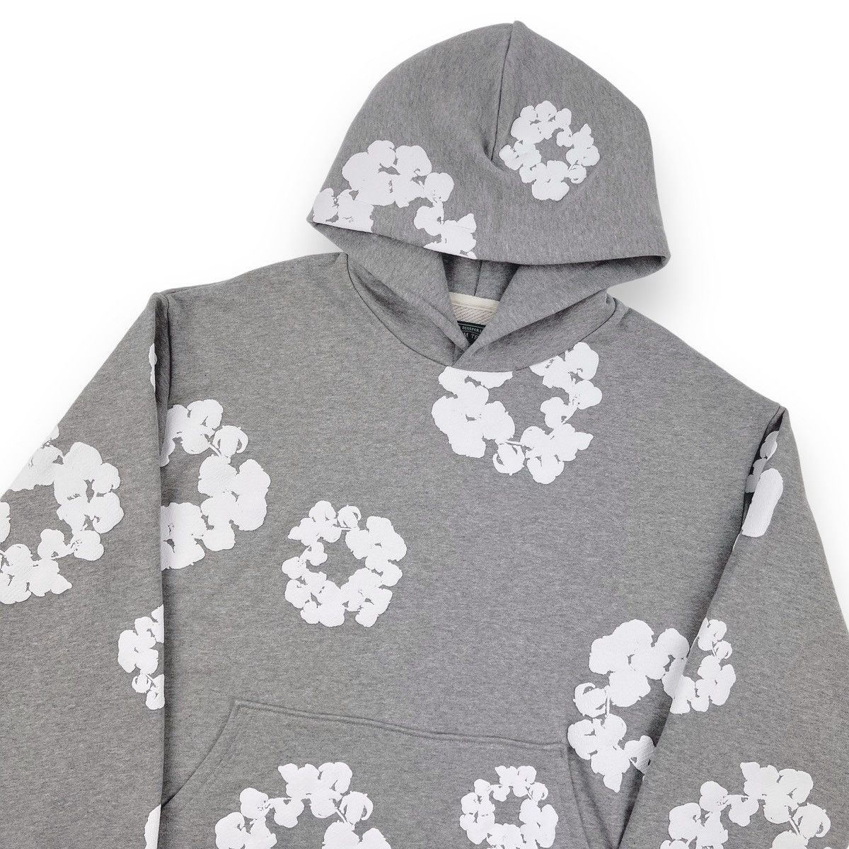 DENIM TEARS Denim Tears The Cotton Wreath Grey Hoodie | Grailed