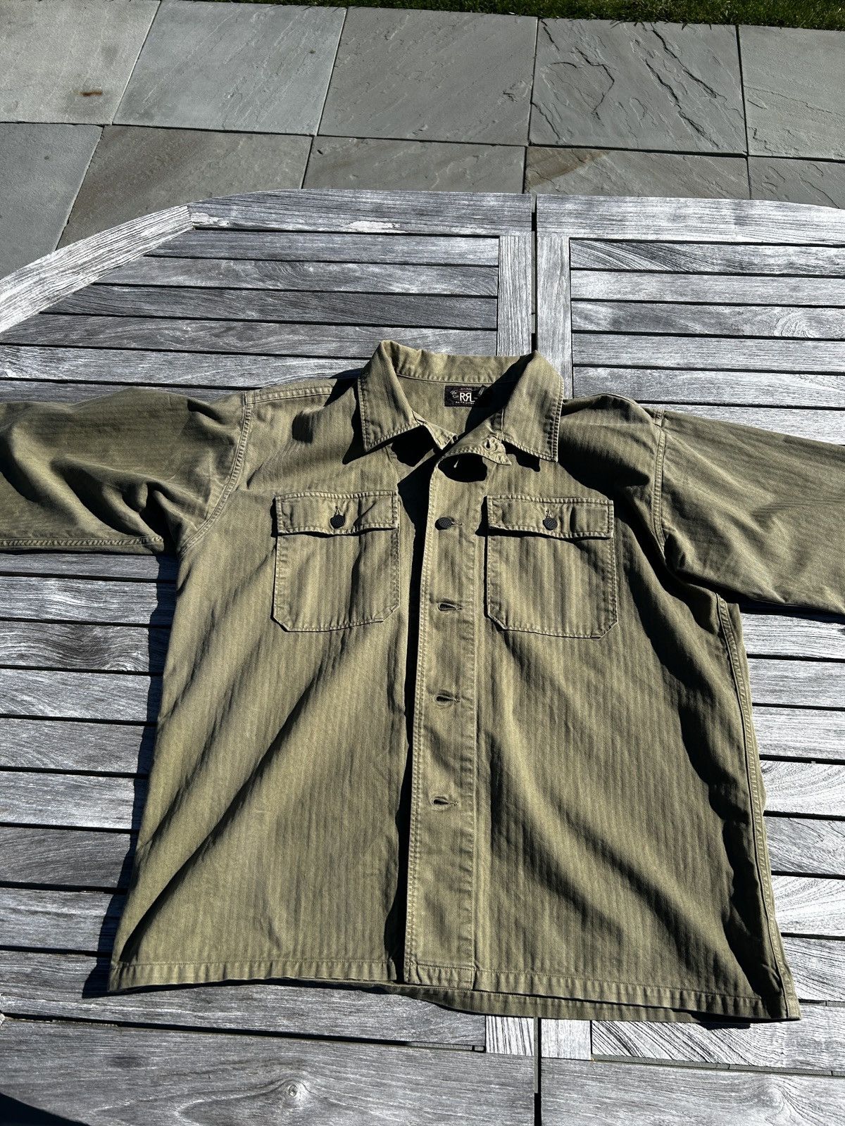 RRL Ralph Lauren rrl military field shirt | Grailed