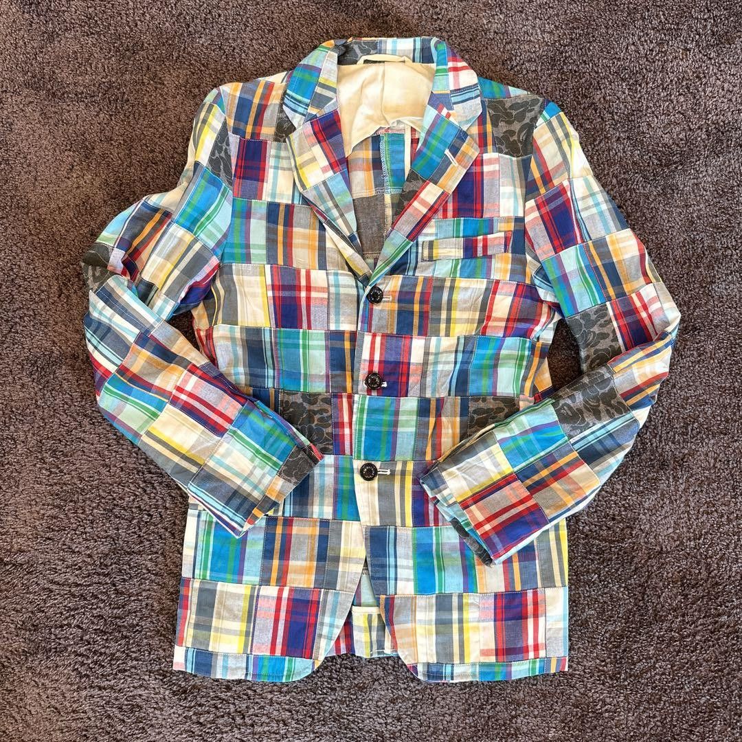 Bape Bape patchwork Jacket | Grailed
