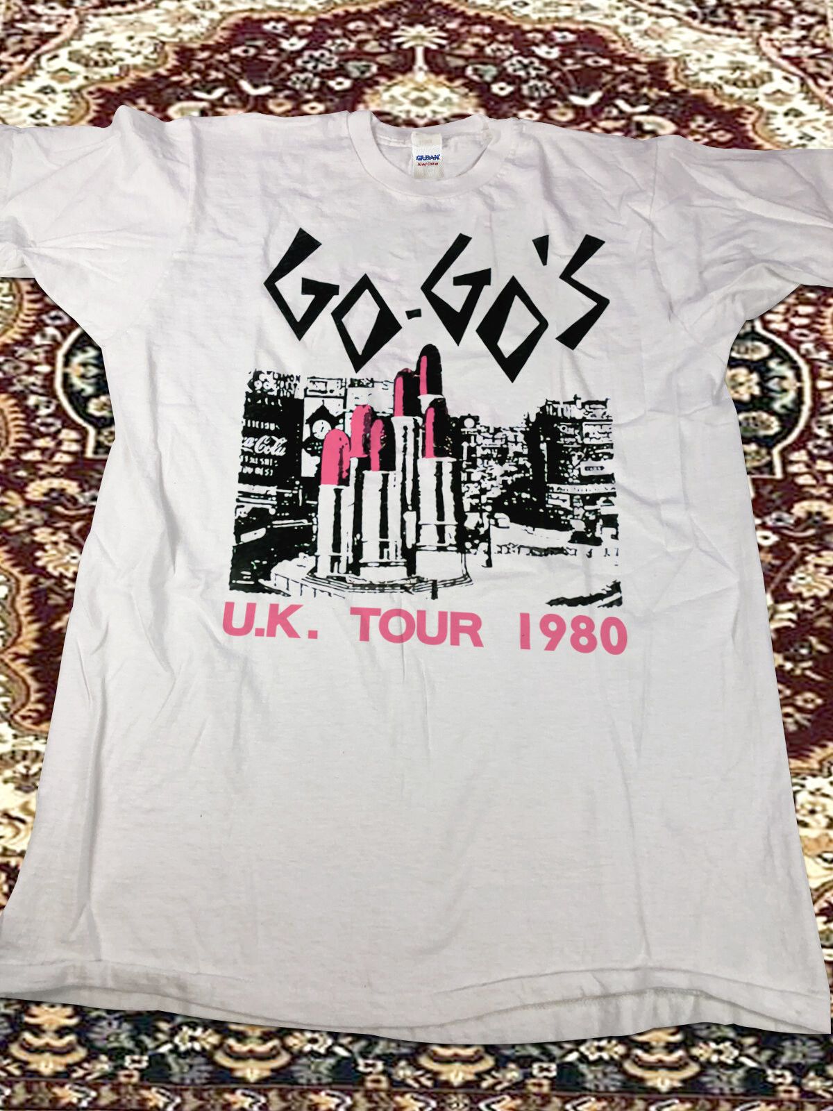Band Tees × Vintage Go-Go'S Go Gauze Handwritten Autographed T-shirt ...