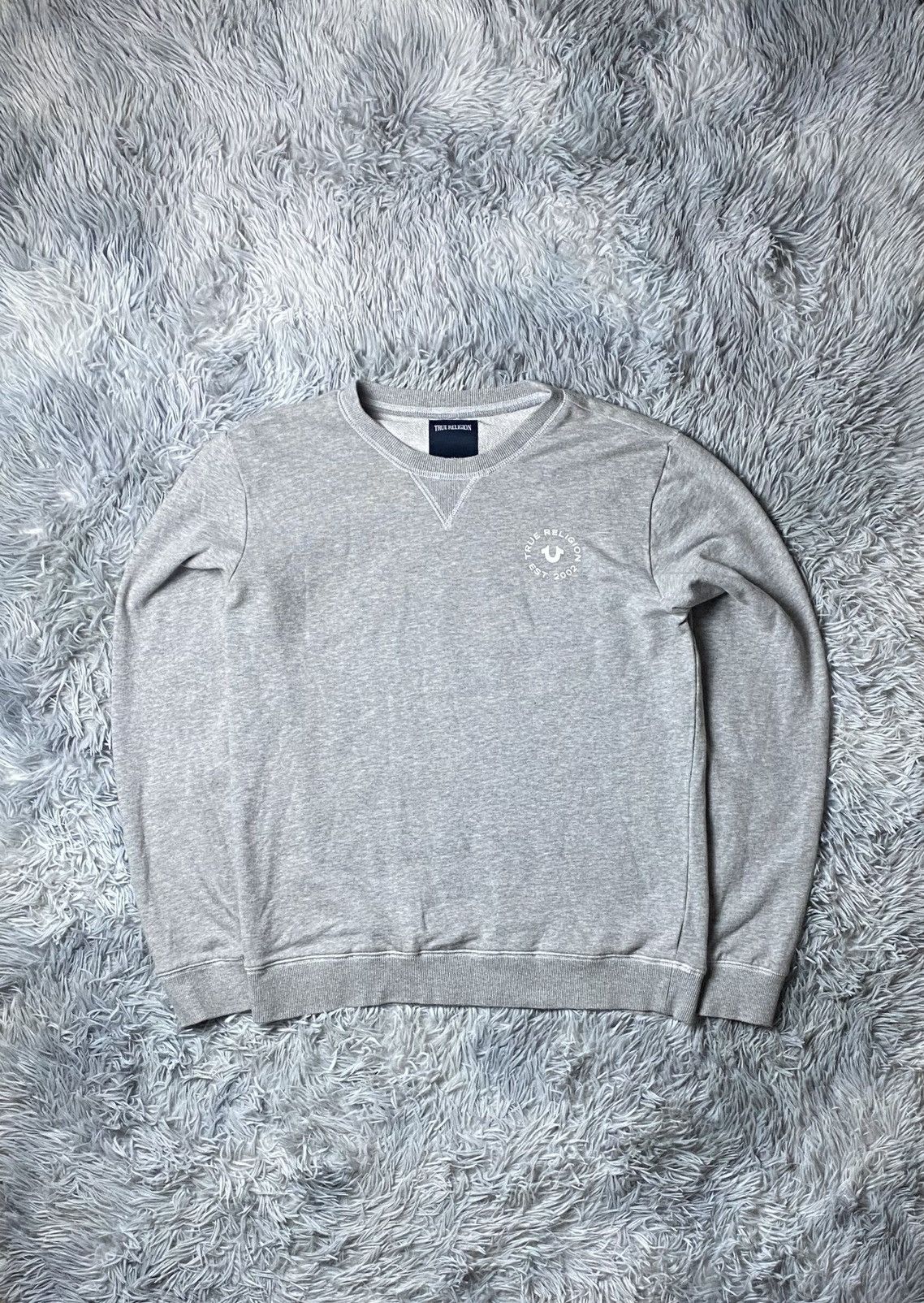 Streetwear × True Religion × Vintage Vintage True Religion Small Logo Oversized Basic Crewneck ...