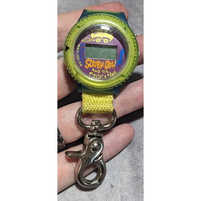 Warner Bros Scooby-Doo And You Mystery Club Collectible Keychain Watch ...