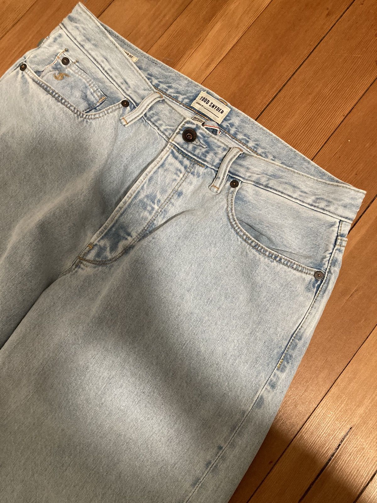 Todd Snyder Todd Snyder NY Selvedge Relax straight Sun Fade Wash 32x32 ...
