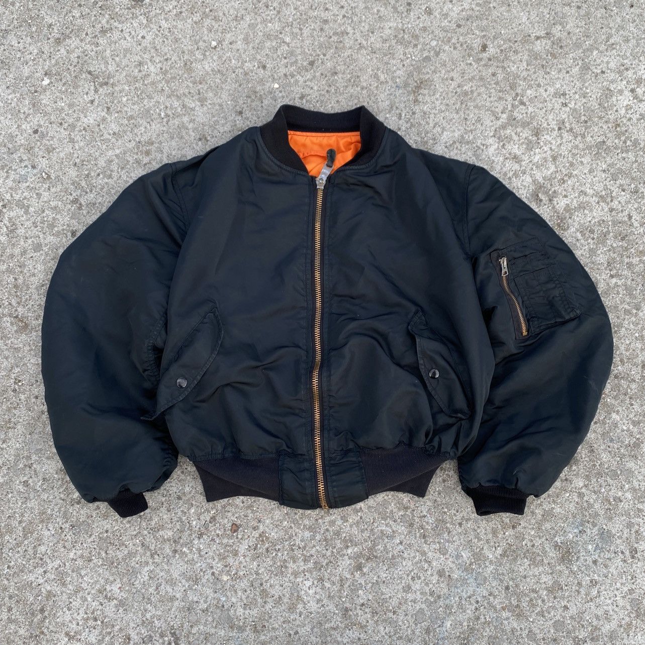 Alpha Industries Vintage Rare Alpha Industries MA1 Bomber from 80s-90s | Grailed