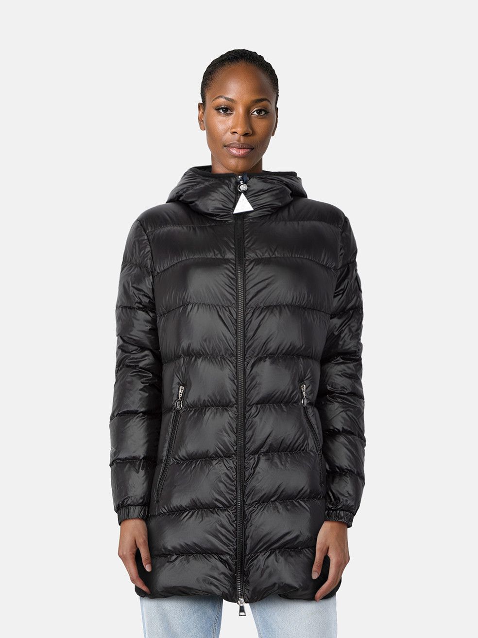 Moncler Black Puffer Goose Down Parka Coat | Grailed