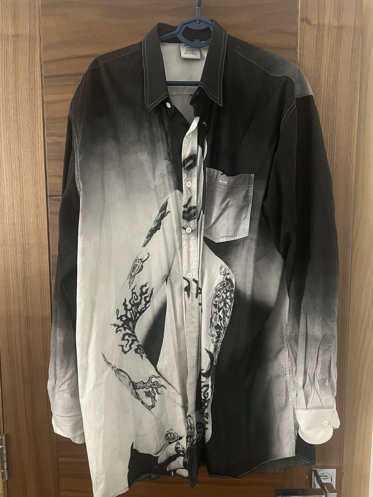 VETEMENTS 18aw 淡い Marlin manson shirts VETEMENTS 18aw 淡い Marlin manson shirts