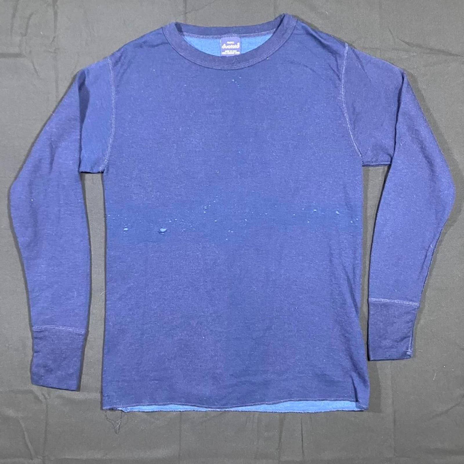 Vintage Vintage 90s Chewed Wool Duofold Shirt | Grailed