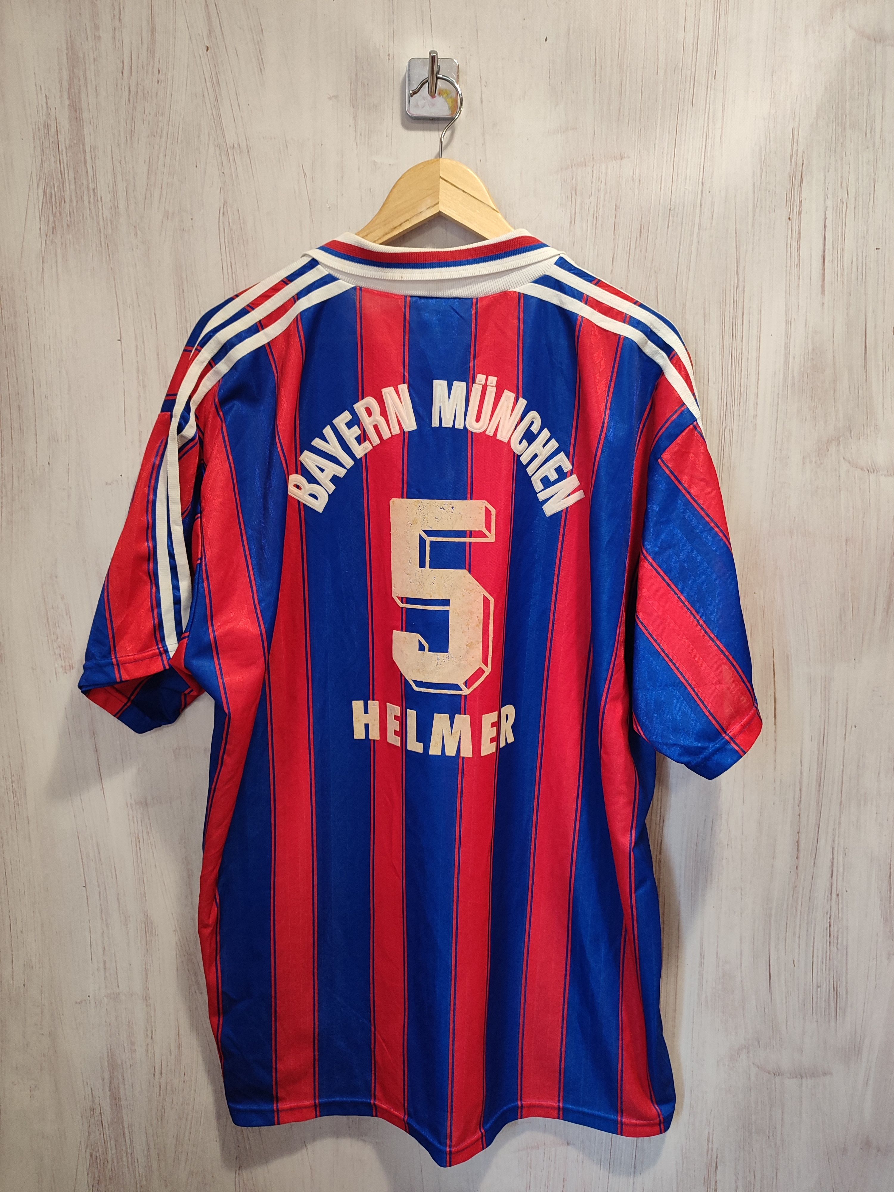 Adidas × Soccer Jersey × Vintage FC Bayern Munich 1995 1996 1997 home ...