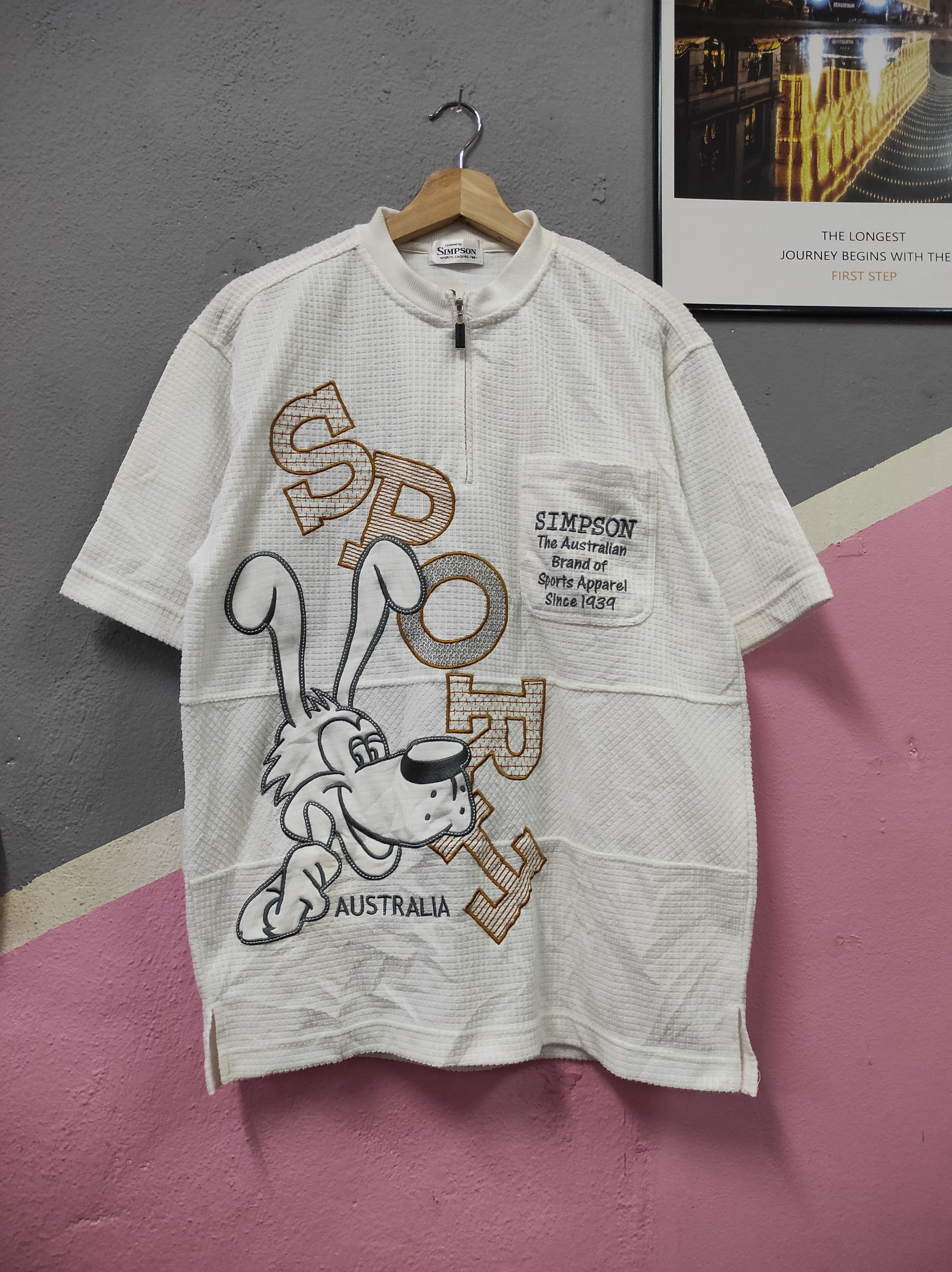 Japanese Brand SIMPSON AUSTRALIA SPORTS HALF ZIPPER | Grailed