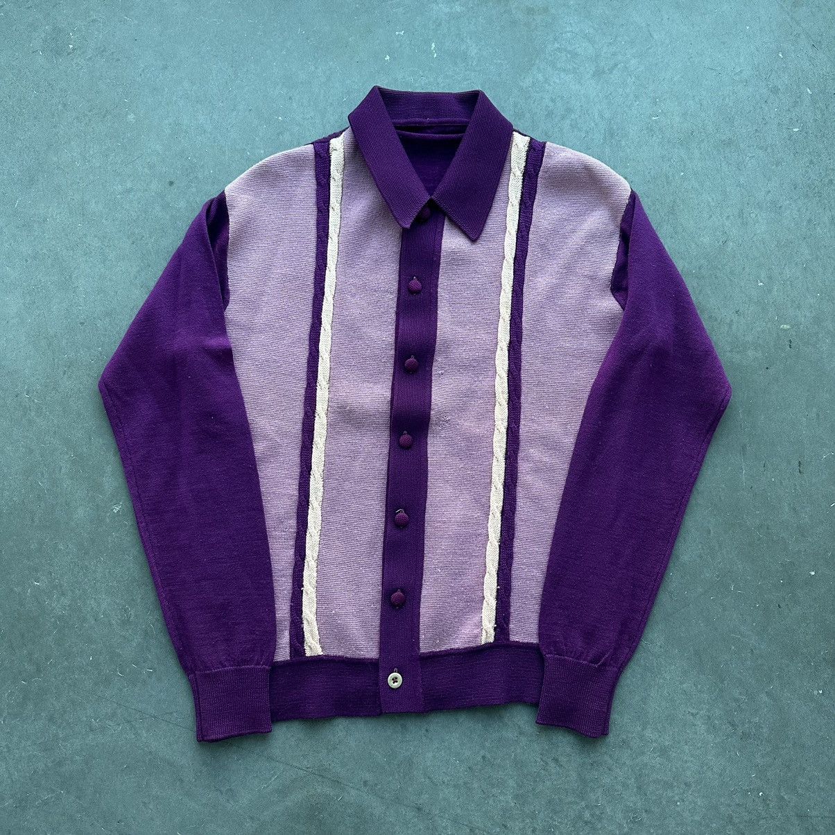 Cardigan × Tyler The Creator × Vintage Crazy Vintage 80s Striped ...