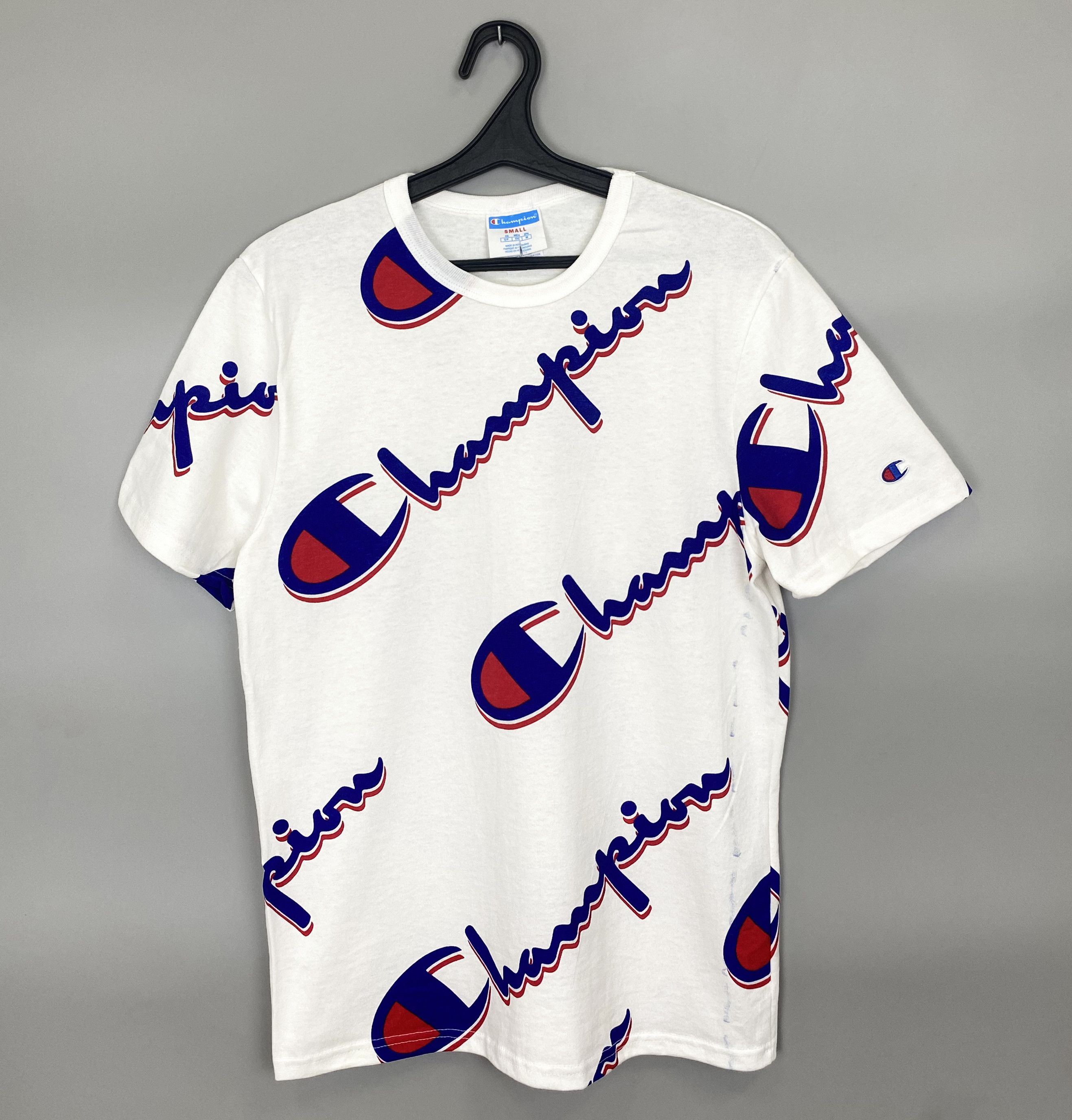 Champion × Streetwear NEW Champion Monogram Big Logo T-Shirt | Grailed