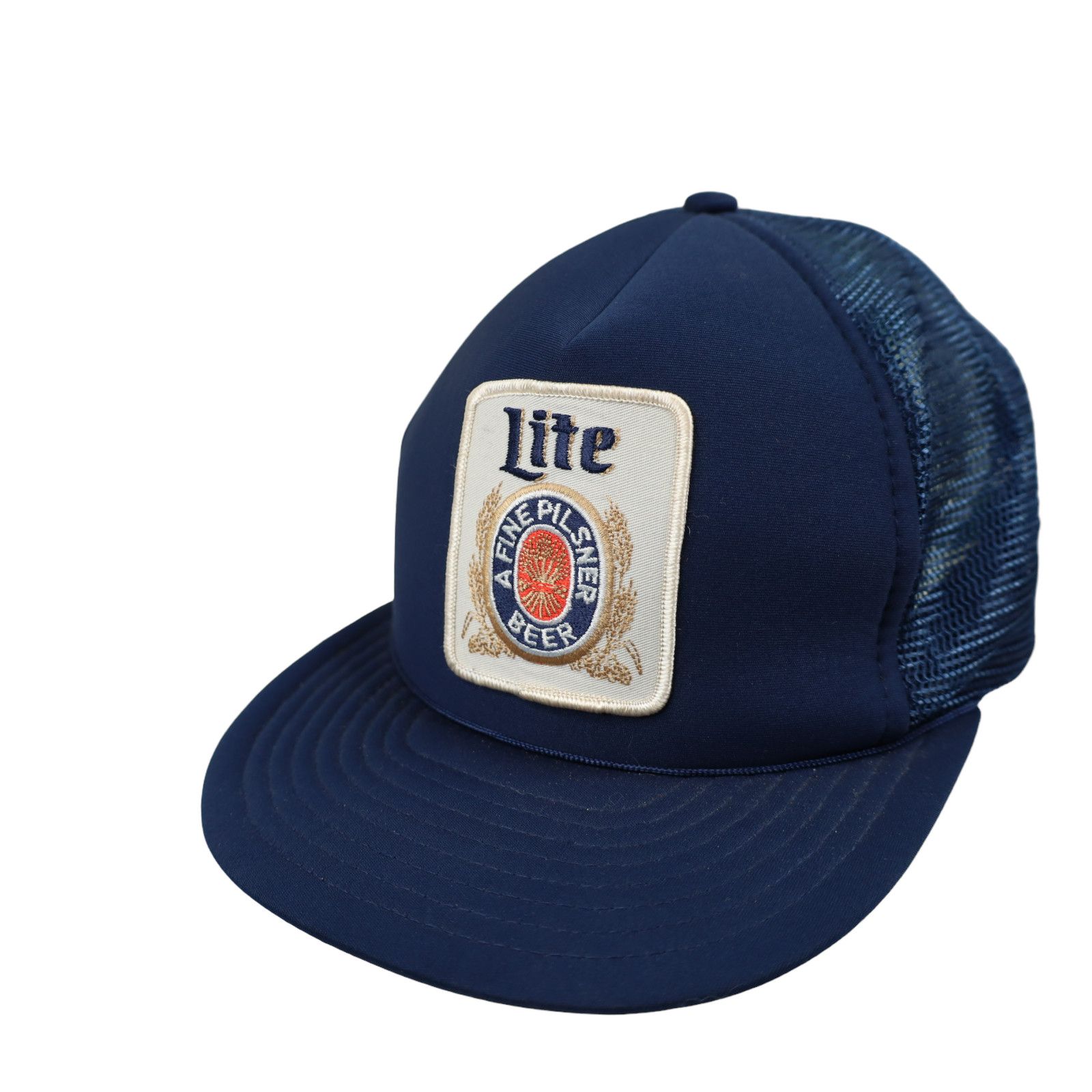 Vintage Vintage Miller Lite Beer Patch Mesh Trucker Hat | Grailed