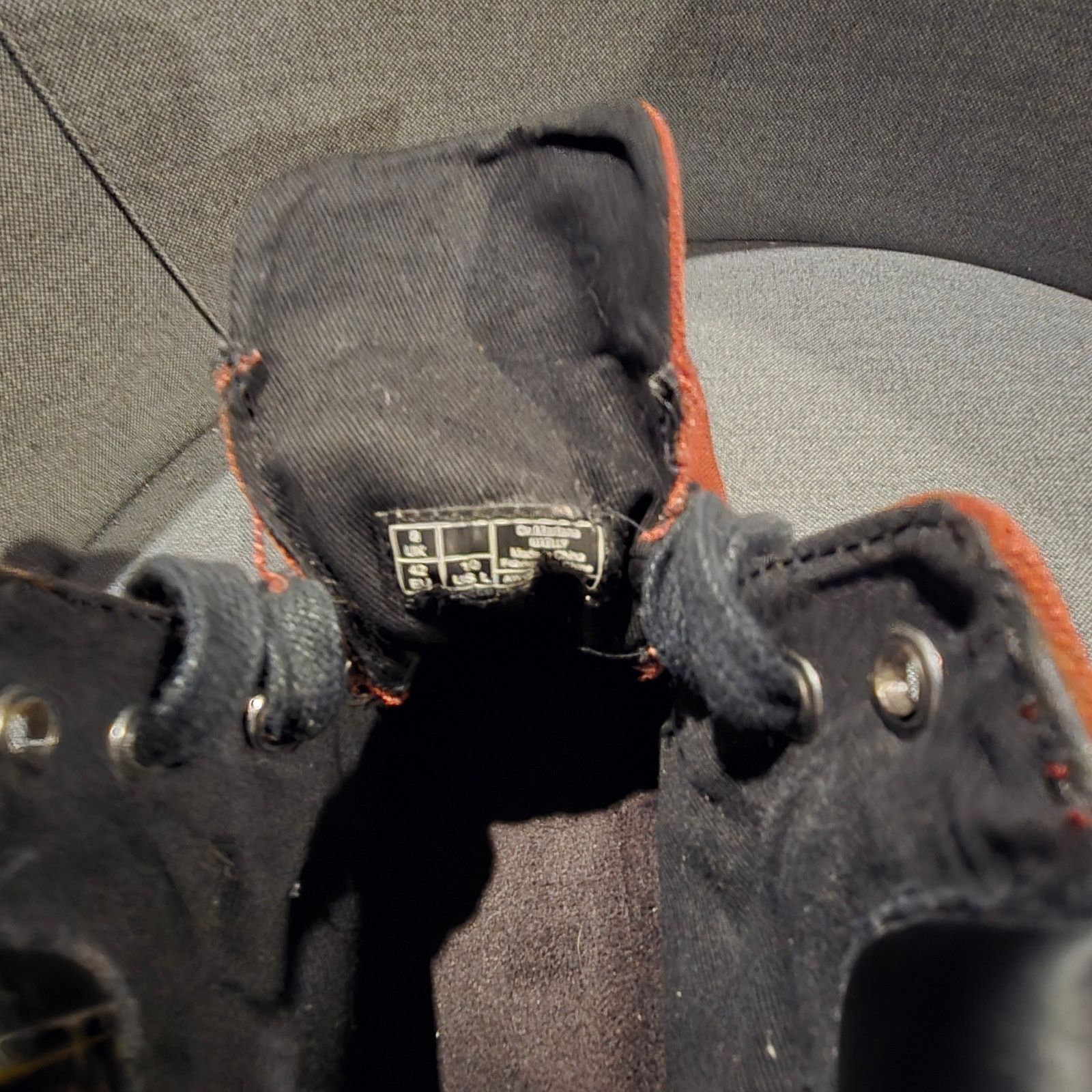 Dr. Martens Dr Martens Maelly boots Cherry Red canvas US 10 women | Grailed