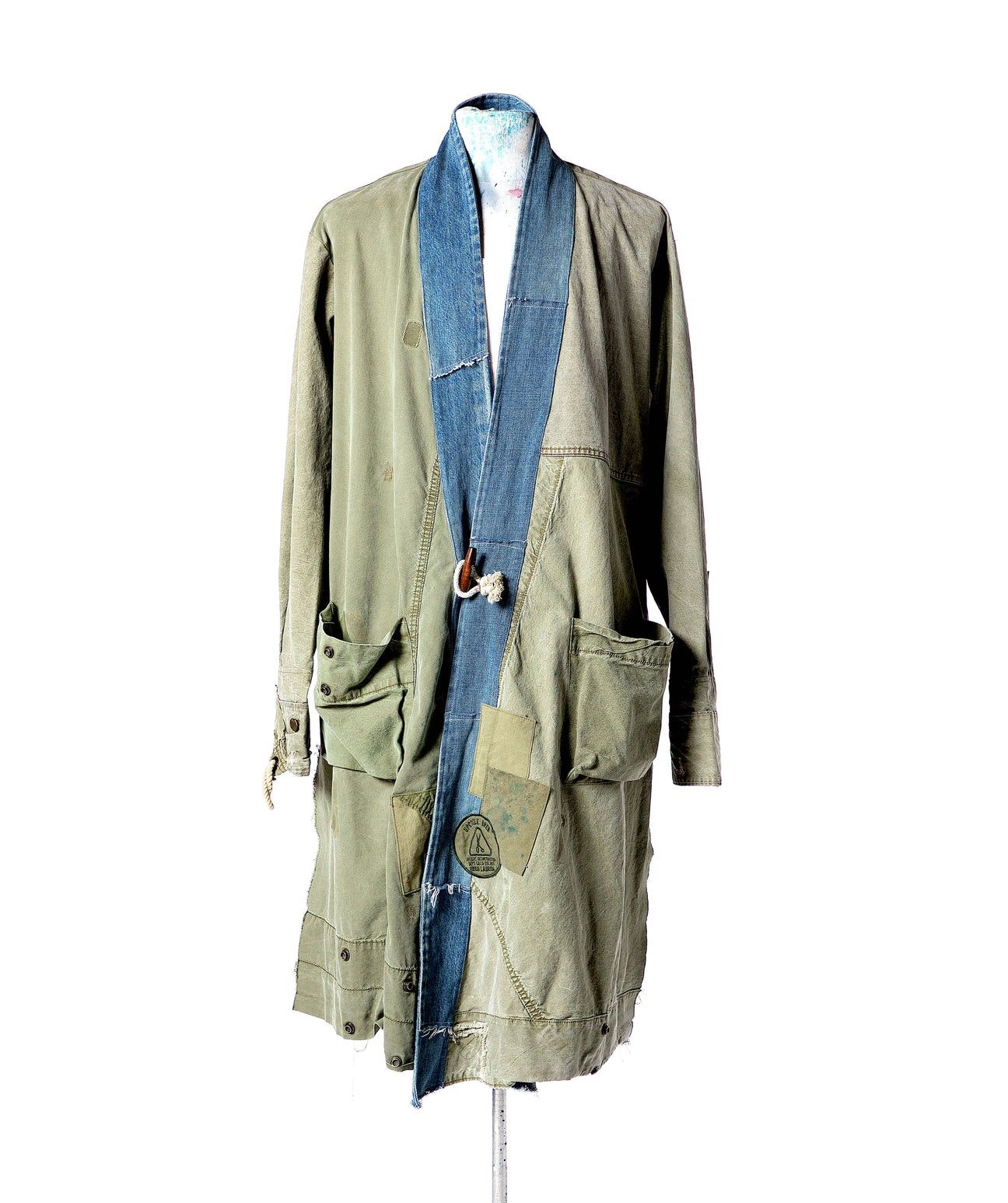 Greg Lauren $2250 Greg Lauren Army Tent Long GL1 Jacket | Grailed
