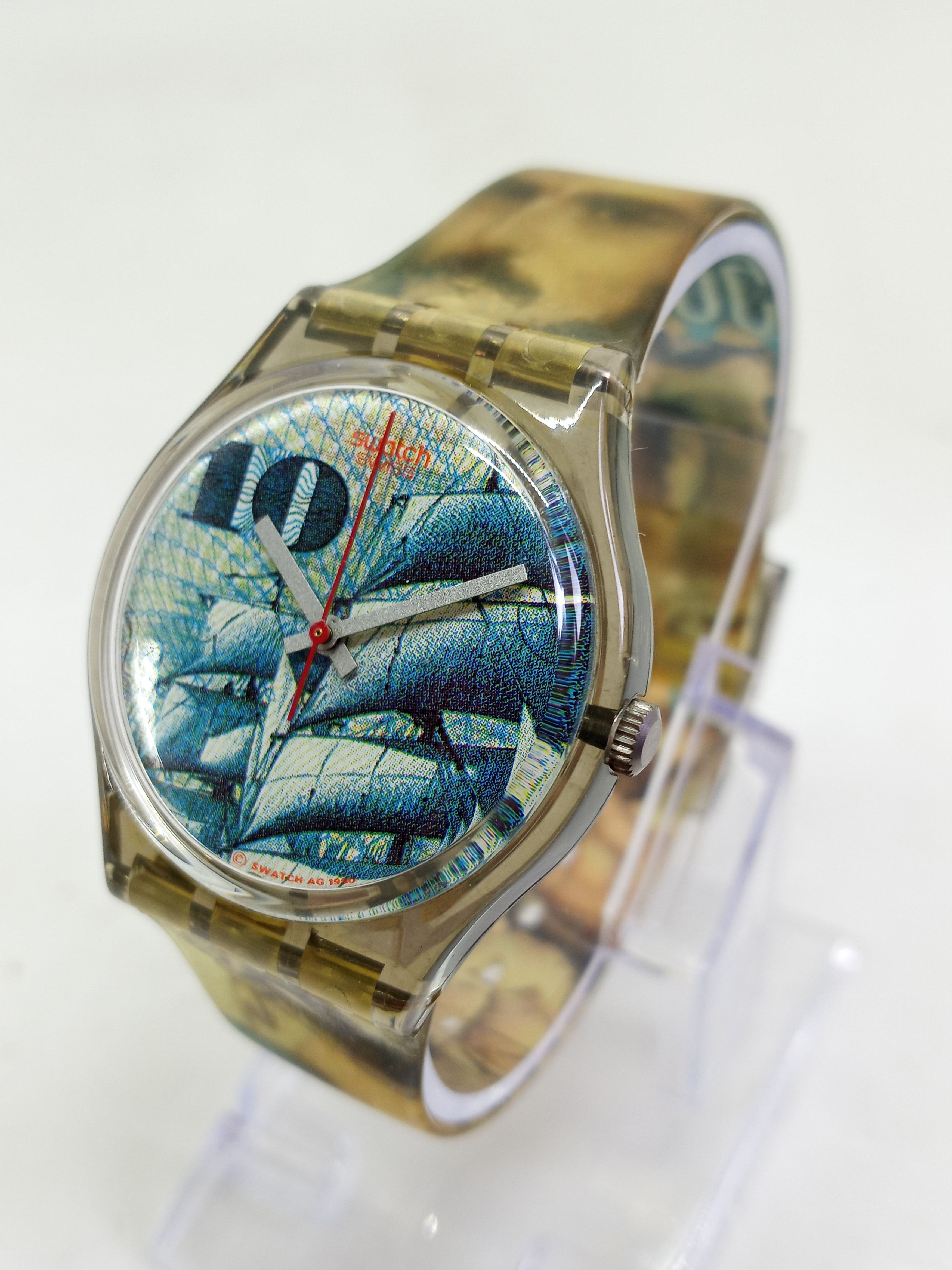 Swatch VINTAGE 1990s Swatch GM106 "Mark" 34mm Swiss Made Watch | Grailed