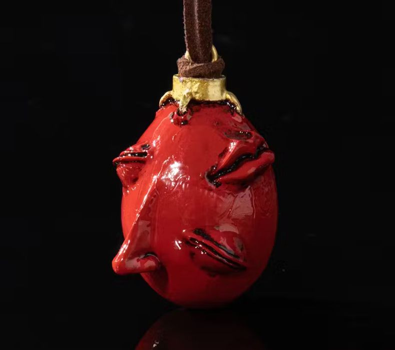 Custom Berserk Behelit Egg of the King Painted Anime Japan Necklace ...
