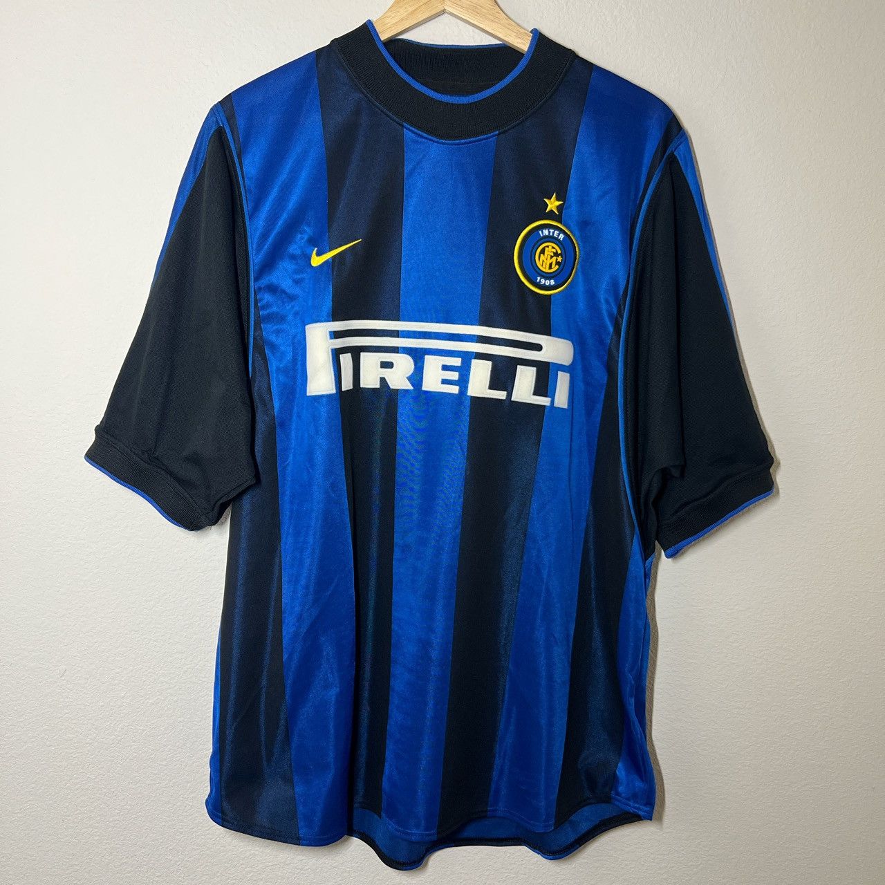 Nike × Soccer Jersey × Vintage Inter Milan Home 2000-2001 Home Jersey ...