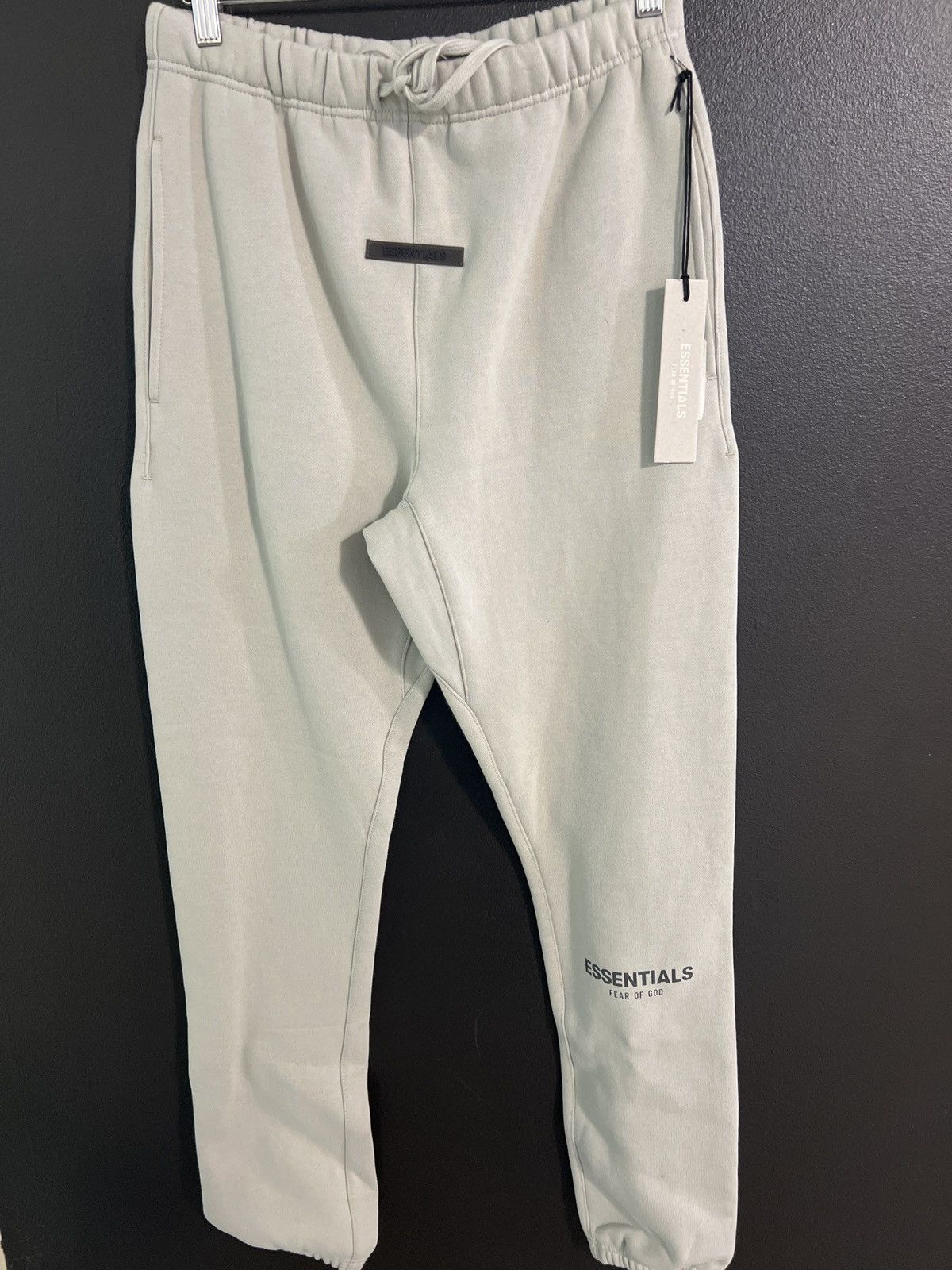 Essentials Essentials fog concrete joggers | Grailed