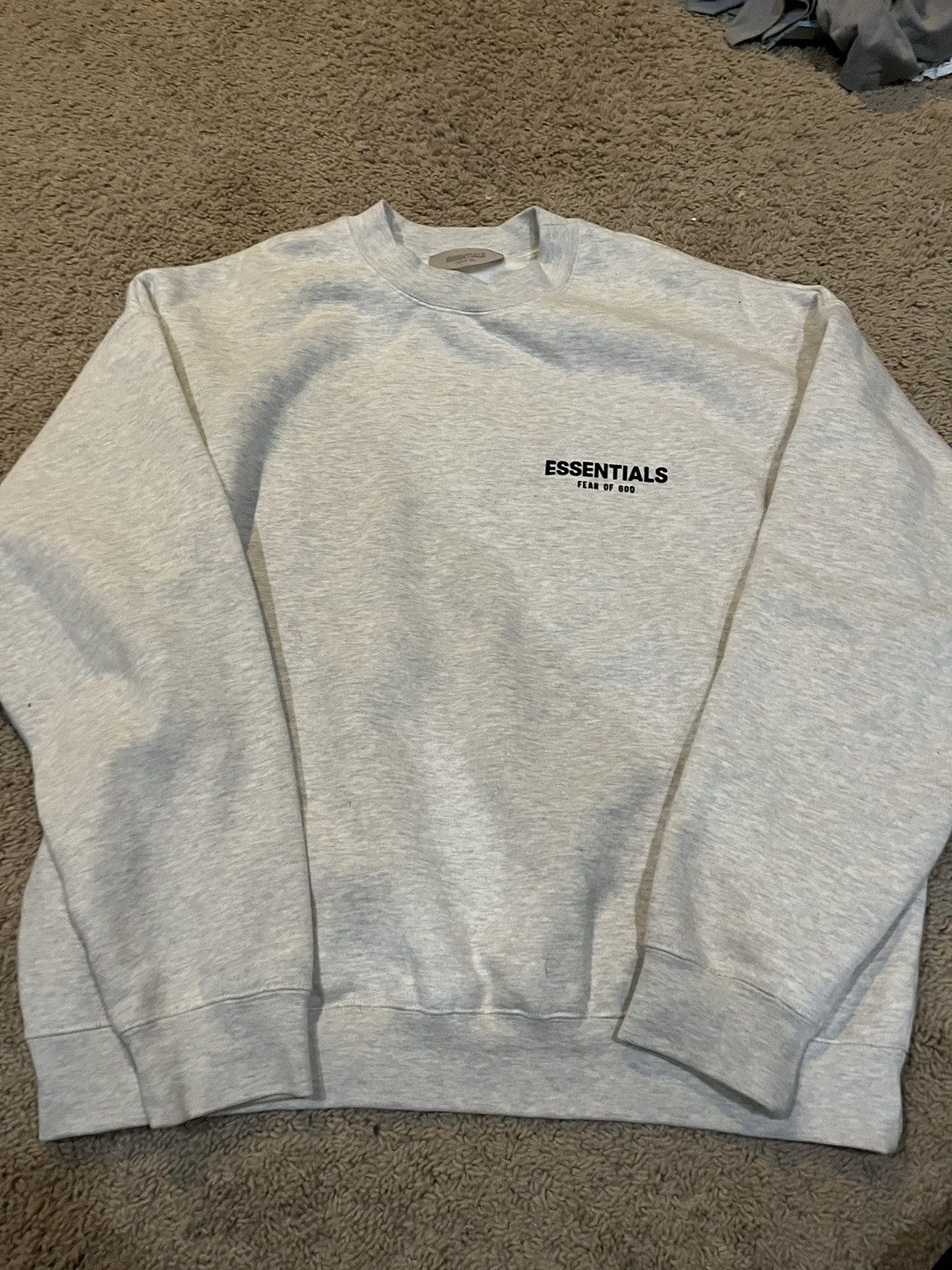 Essentials Essential grey crew neck | Grailed