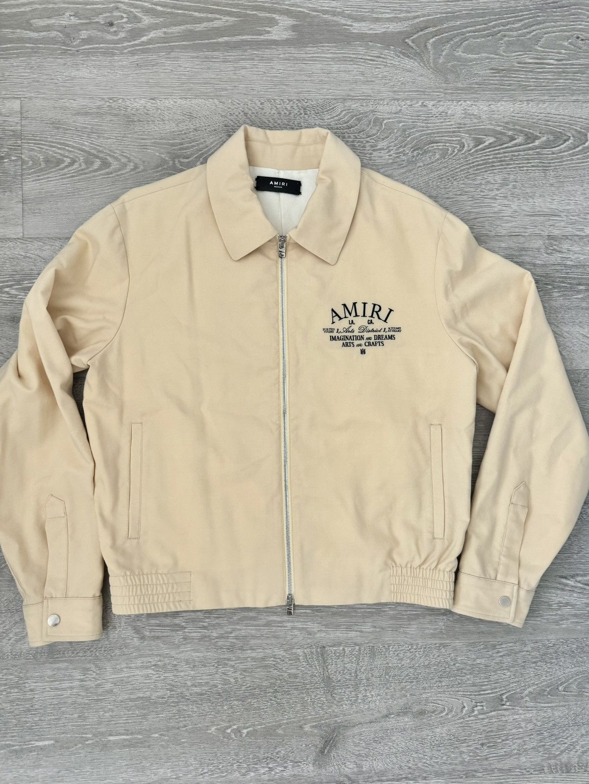 Amiri Amiri Arts District Logo Blouson | Grailed