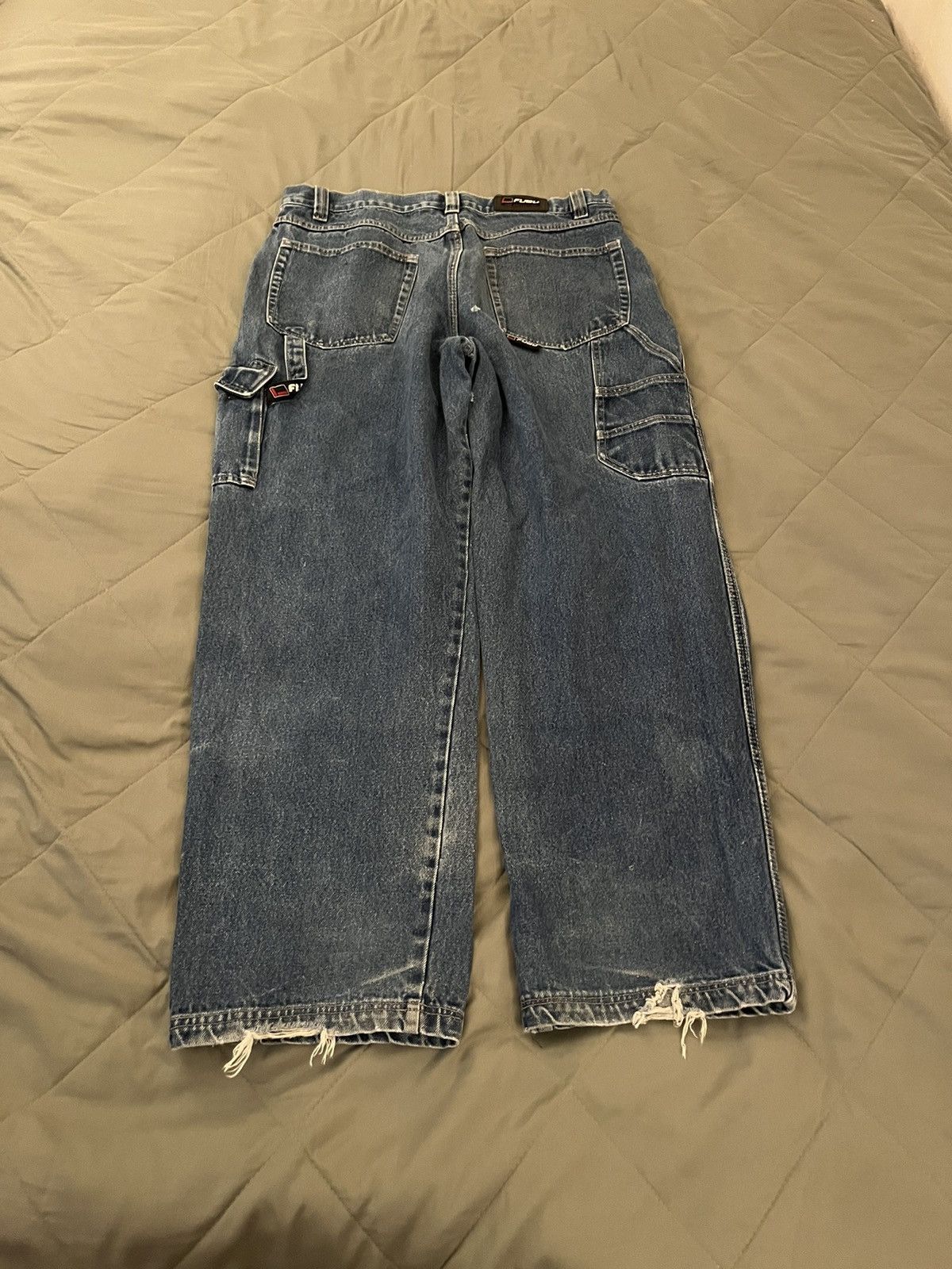 Fubu × Vintage Vintage Fubu wide leg baggy jeans | Grailed