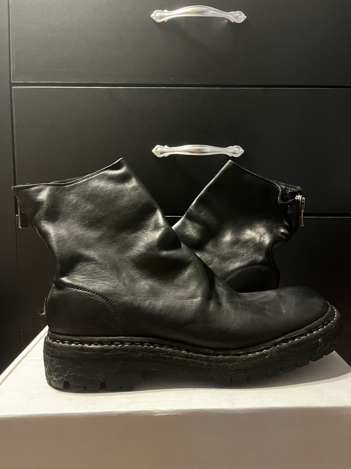 Guidi Guidi 796V Full Grain Horse Leather Vibram Backzip | Grailed