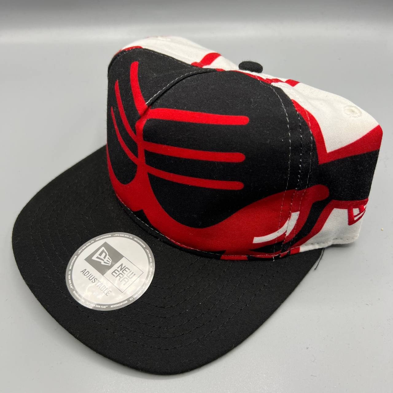 New Era Chicago Bulls NBA Hat A-Frame Snap Back Cap Black Red Men | Grailed