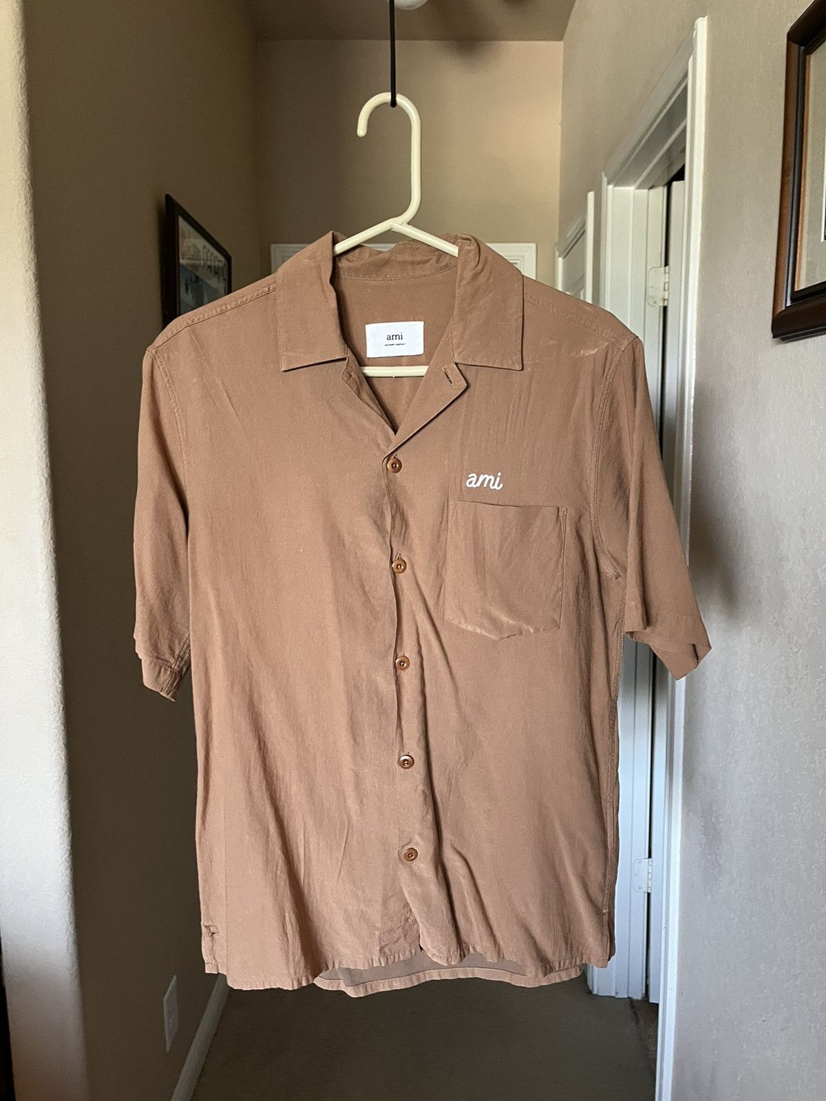 AMI Ami Paris Camp Collar Shirt | Grailed