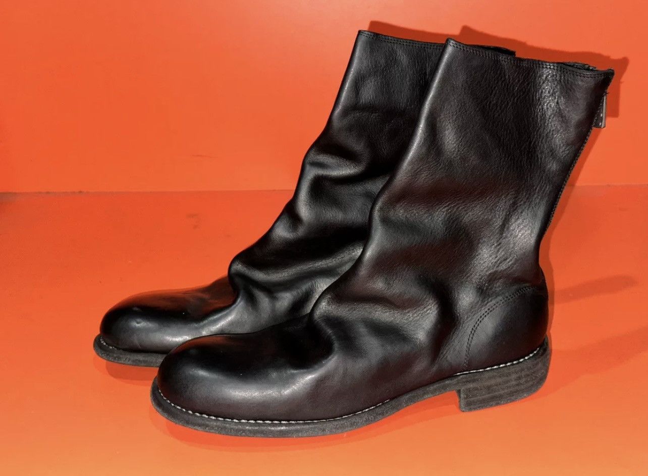 Guidi [BRAND NEW] Guidi 988 horse leather black front zip boot | Grailed