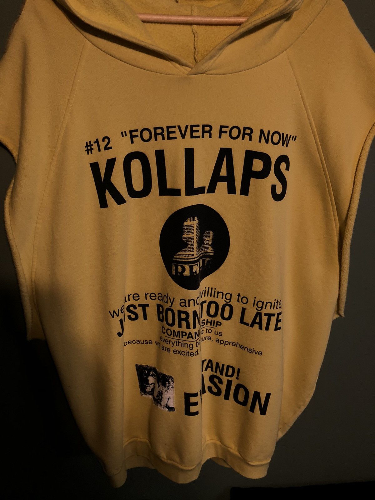 Raf Simons Raf Simons Spring - Summer 2002 Kollaps Hoodie | Grailed