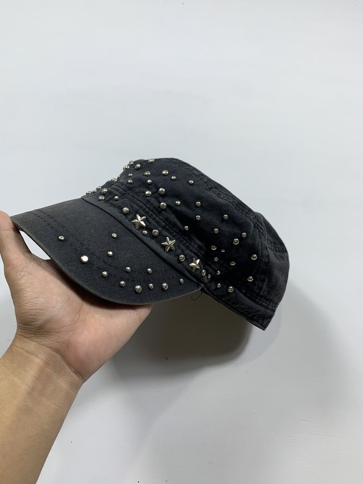 Japanese Brand Vintage Cadet studded hat comando | Grailed