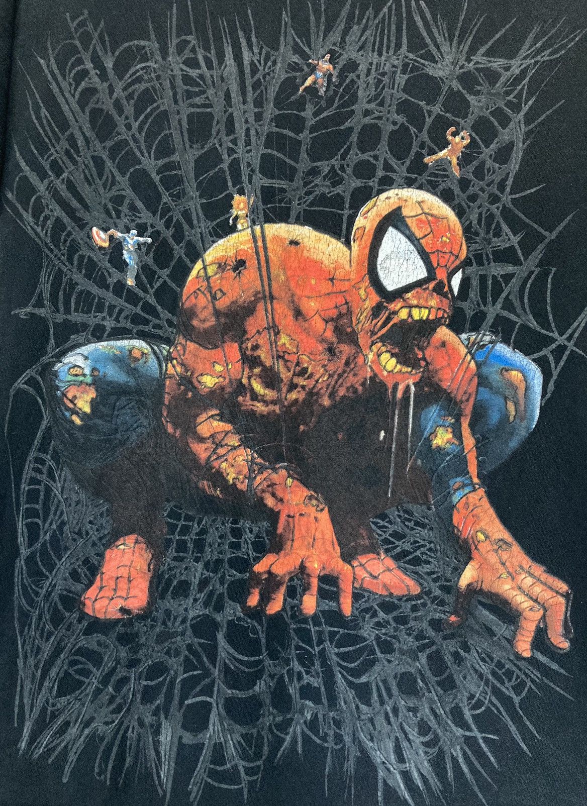 Comics × Mad Engine × Marvel Comics SPIDER-MAN MARVEL ZOMBIES SHIRT MAD ...