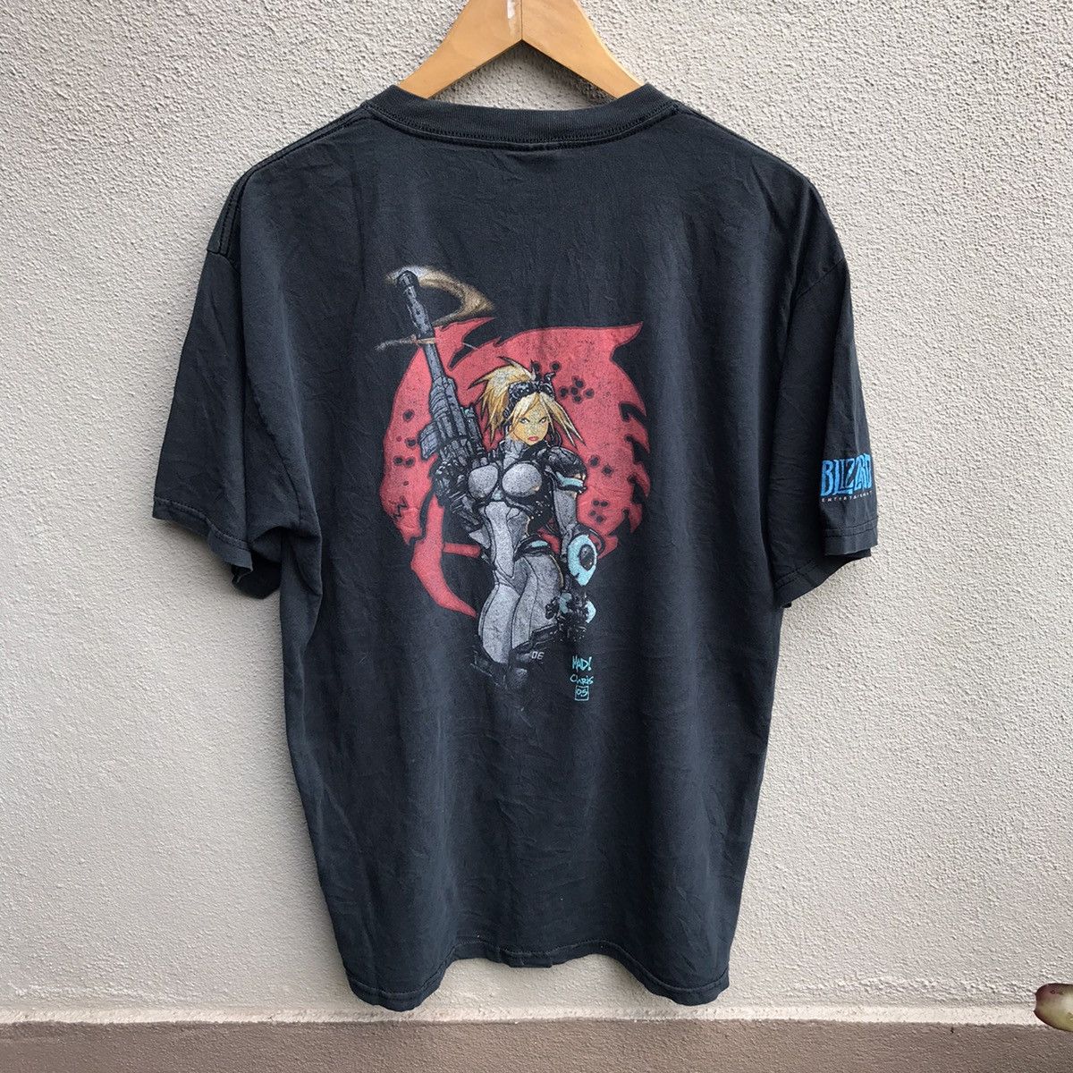 Exclusive Game × Vintage Vintage STARCRAFT ghost game tee promo | Grailed