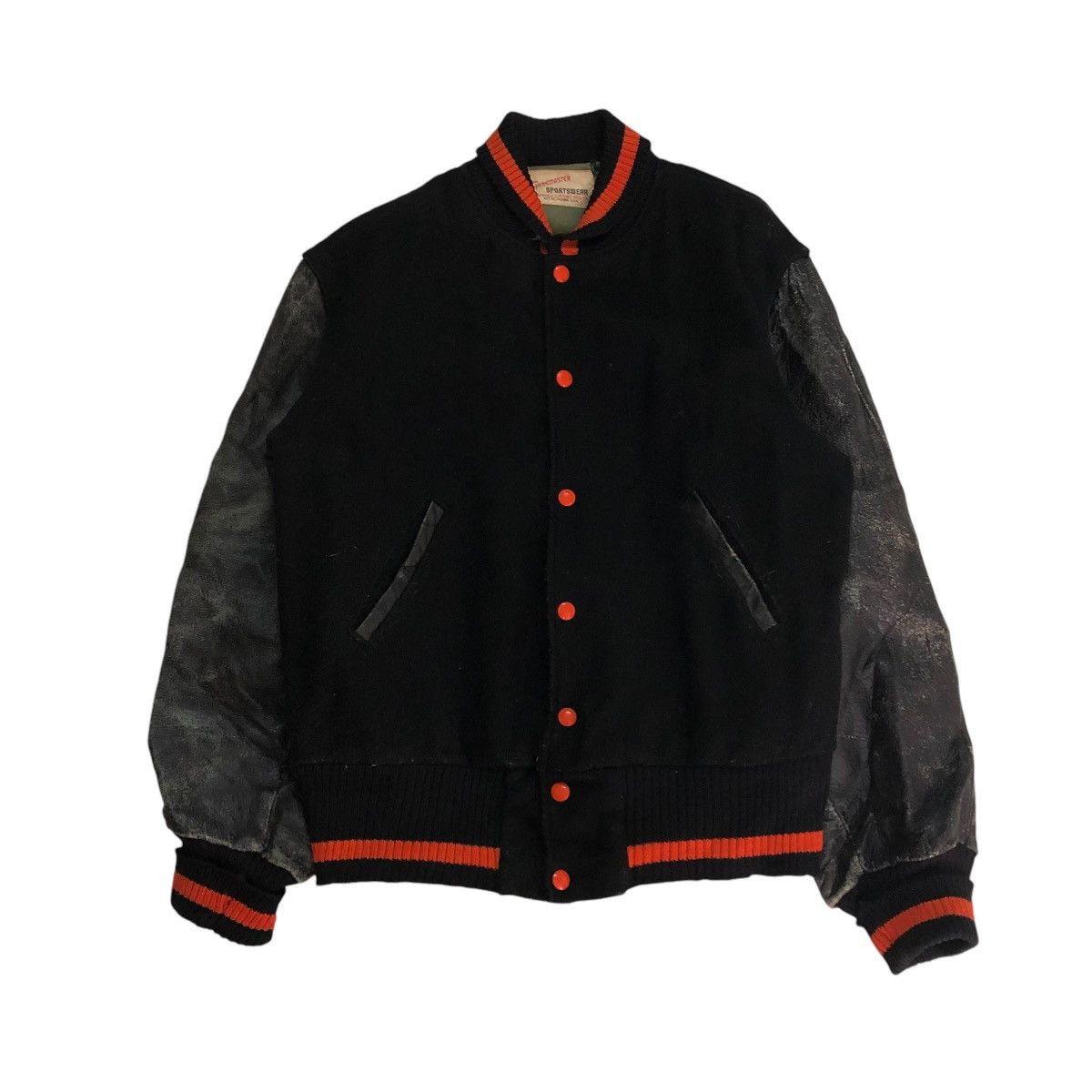 Leather Jacket × Sportswear × Vintage 🔥VINTAGE VARSITY JACKET ...