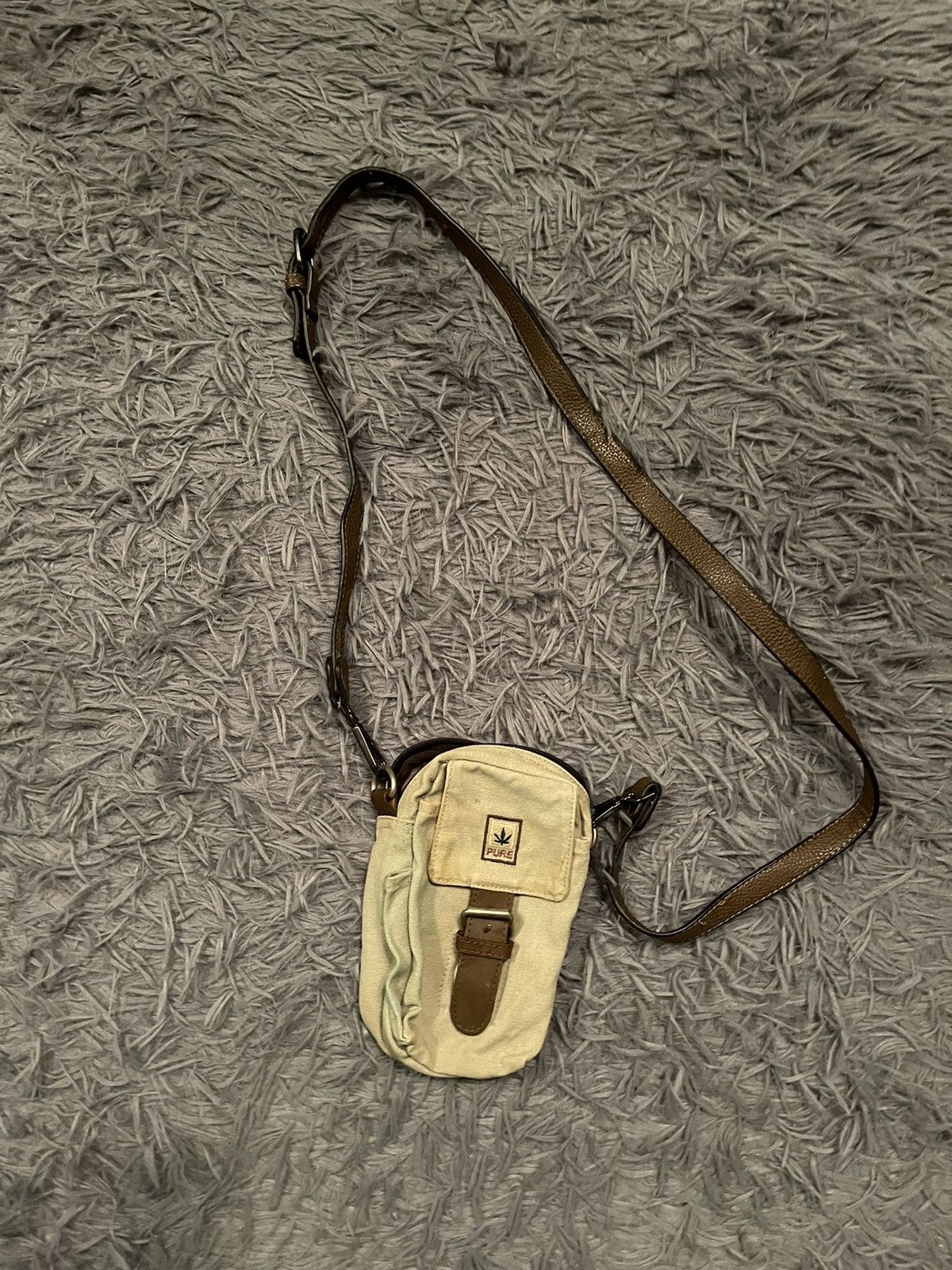 Designer × Streetwear × Vintage 100% hemp made mini bumb bag fanny pack ...