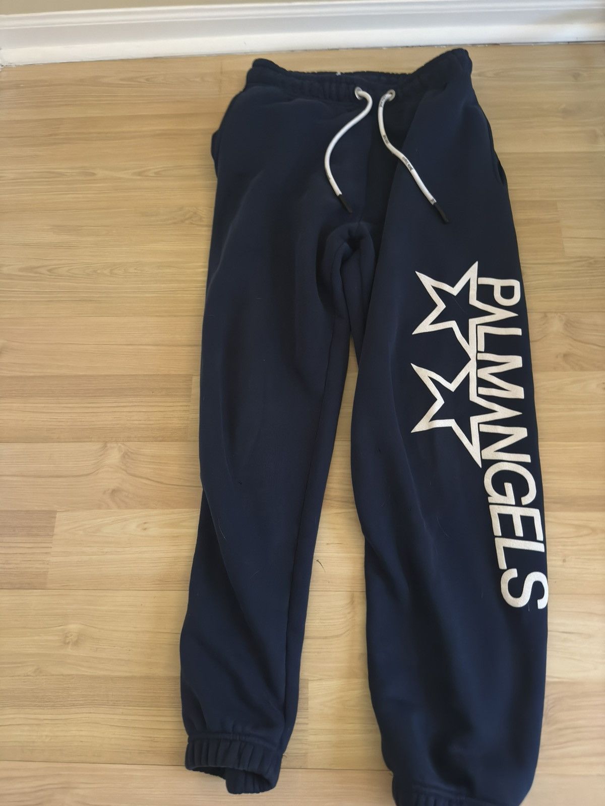 Palm Angels Palm Angels Racing Star Track Pants Navy | Grailed