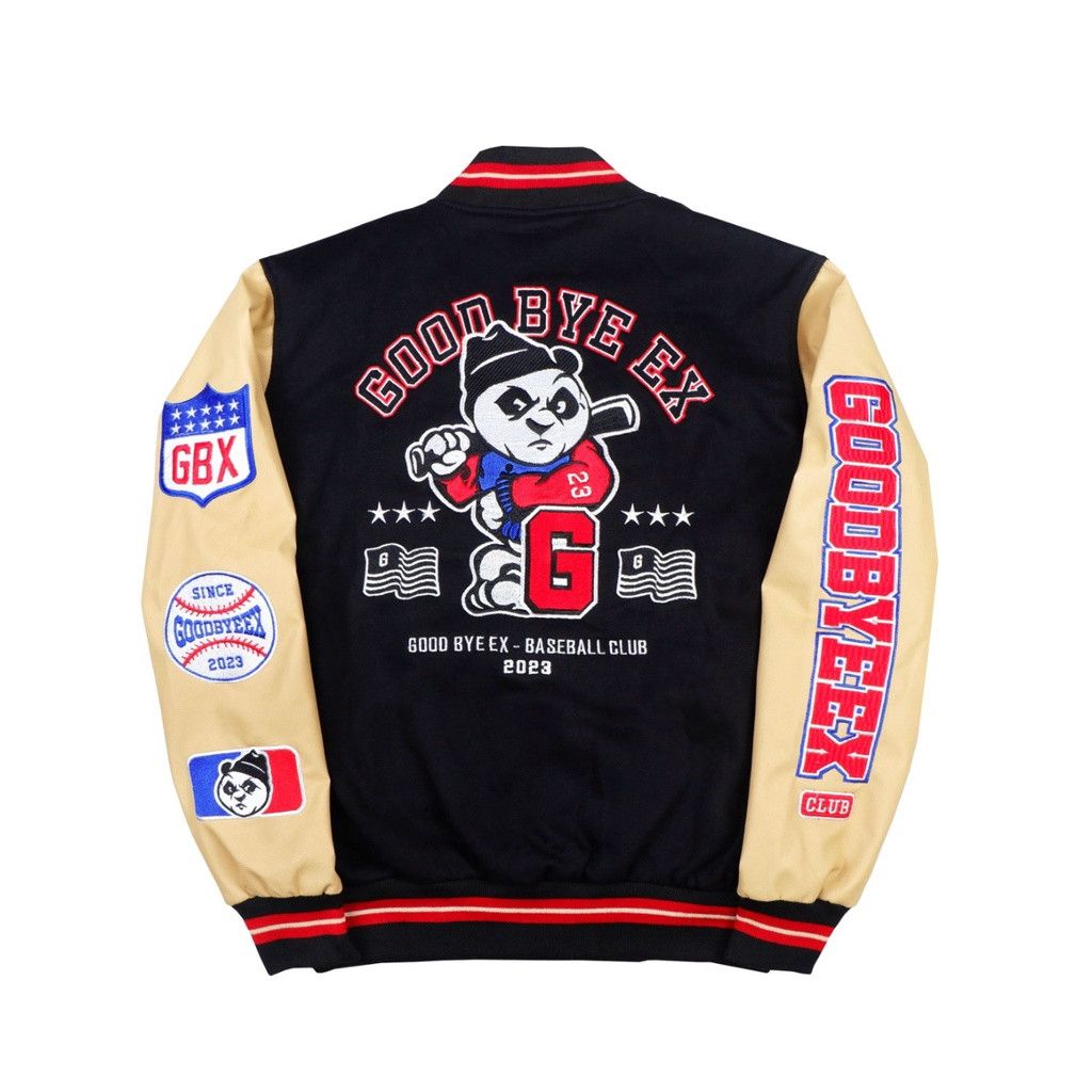 Bomber Jacket × Varsity Varsity Baseball Club Black | Grailed