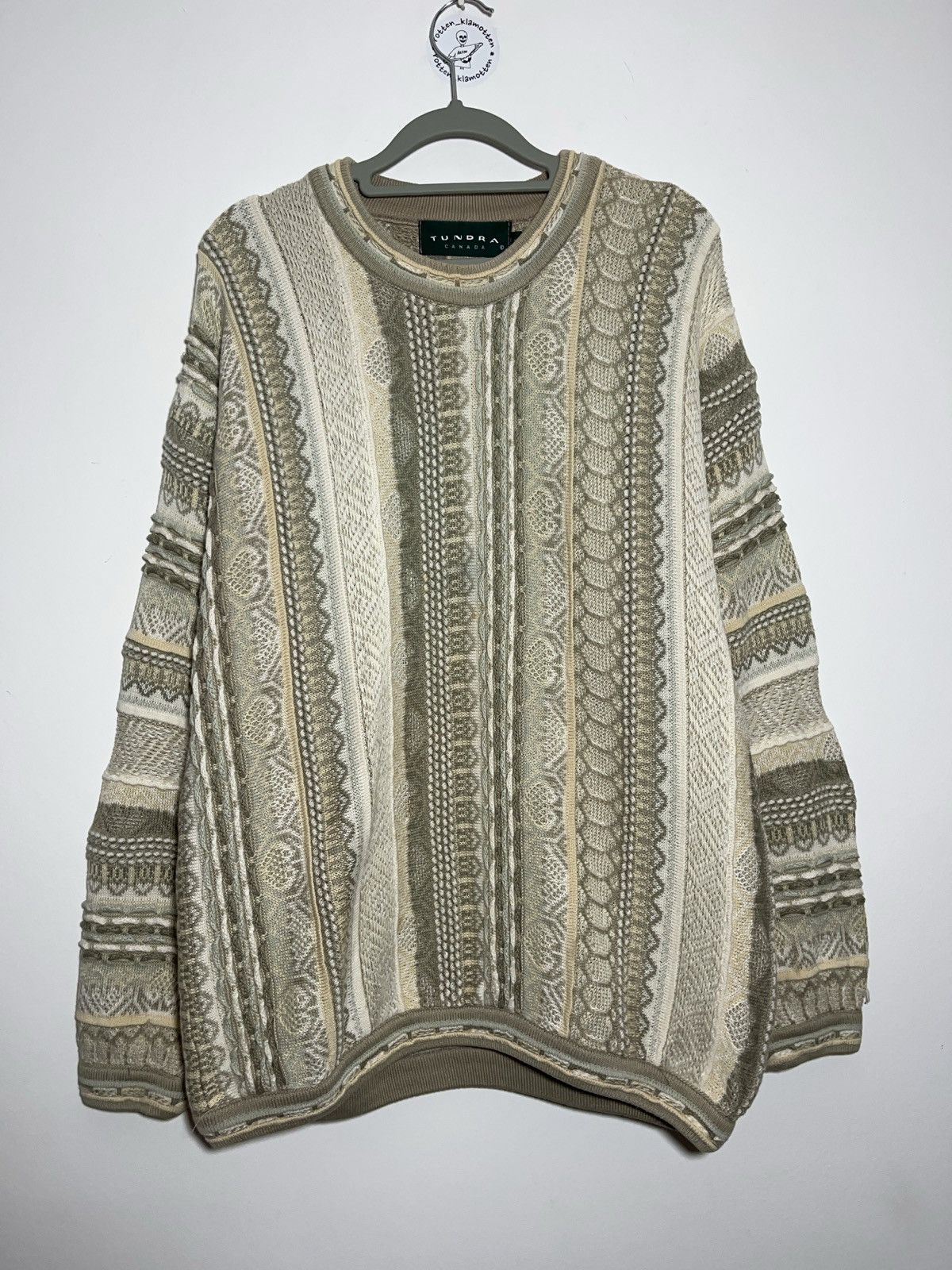 Coloured Cable Knit Sweater × Tundra × Tundra Canada Tundra made in ...